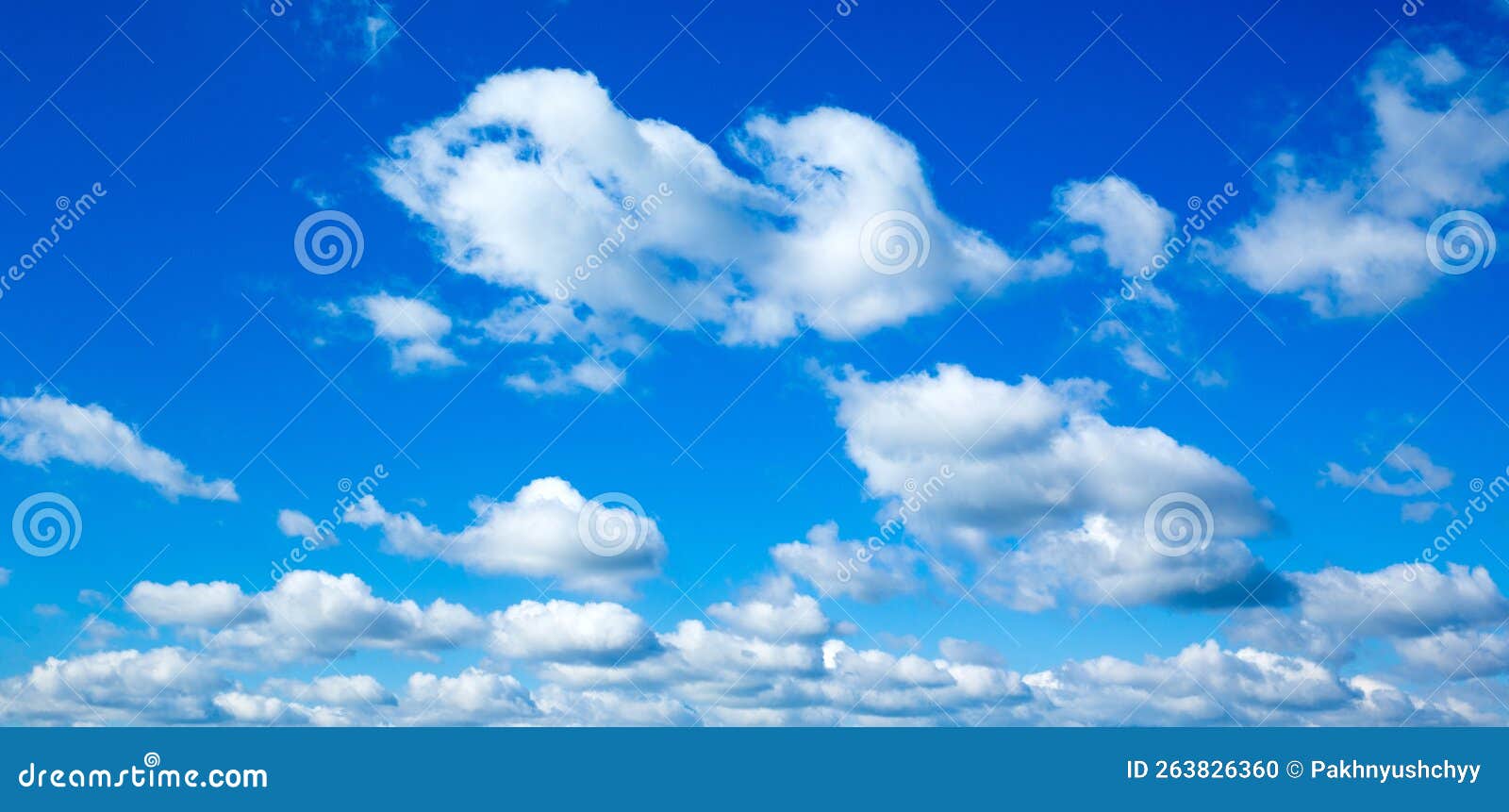 Cielo azul con nube. nubes foto de archivo. Imagen de nubes - 263826360