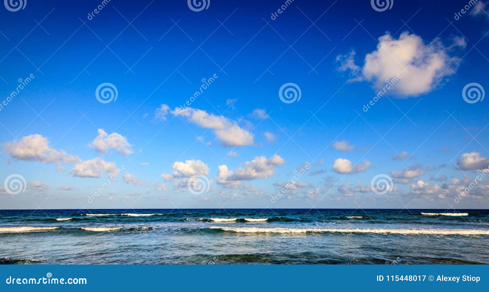 Cielo Del Mar Del Caribe Y Del Teheh Imagen de archivo - Imagen de ...
