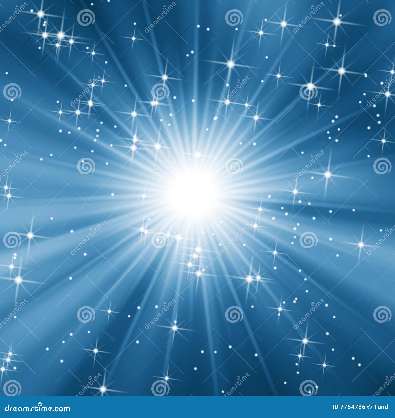 Cielo estrellado azul stock de ilustración. Ilustración de fondo - 7754786