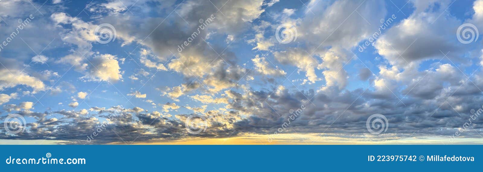 Cielo Horizonte Nubes Cielo Fondo Cielo Atardecer Foto de archivo ...