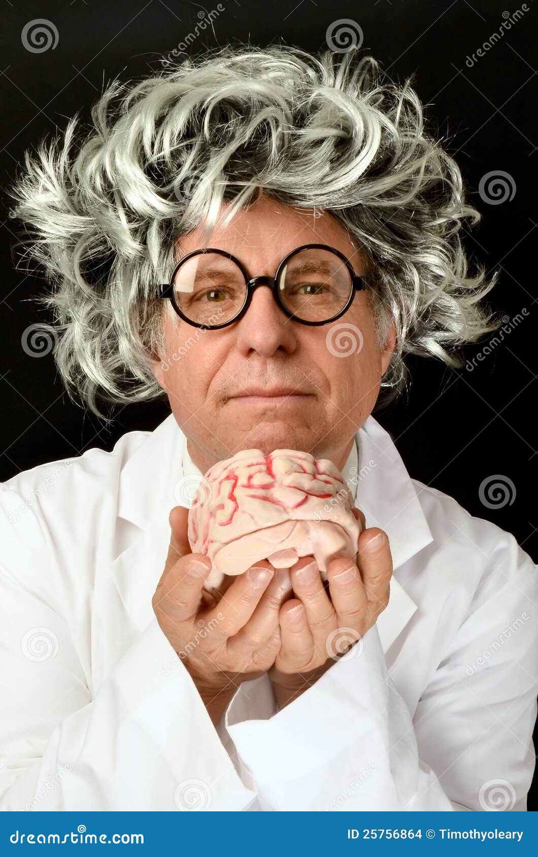 Científico loco foto de archivo. Imagen de modelo, genio - 25756864