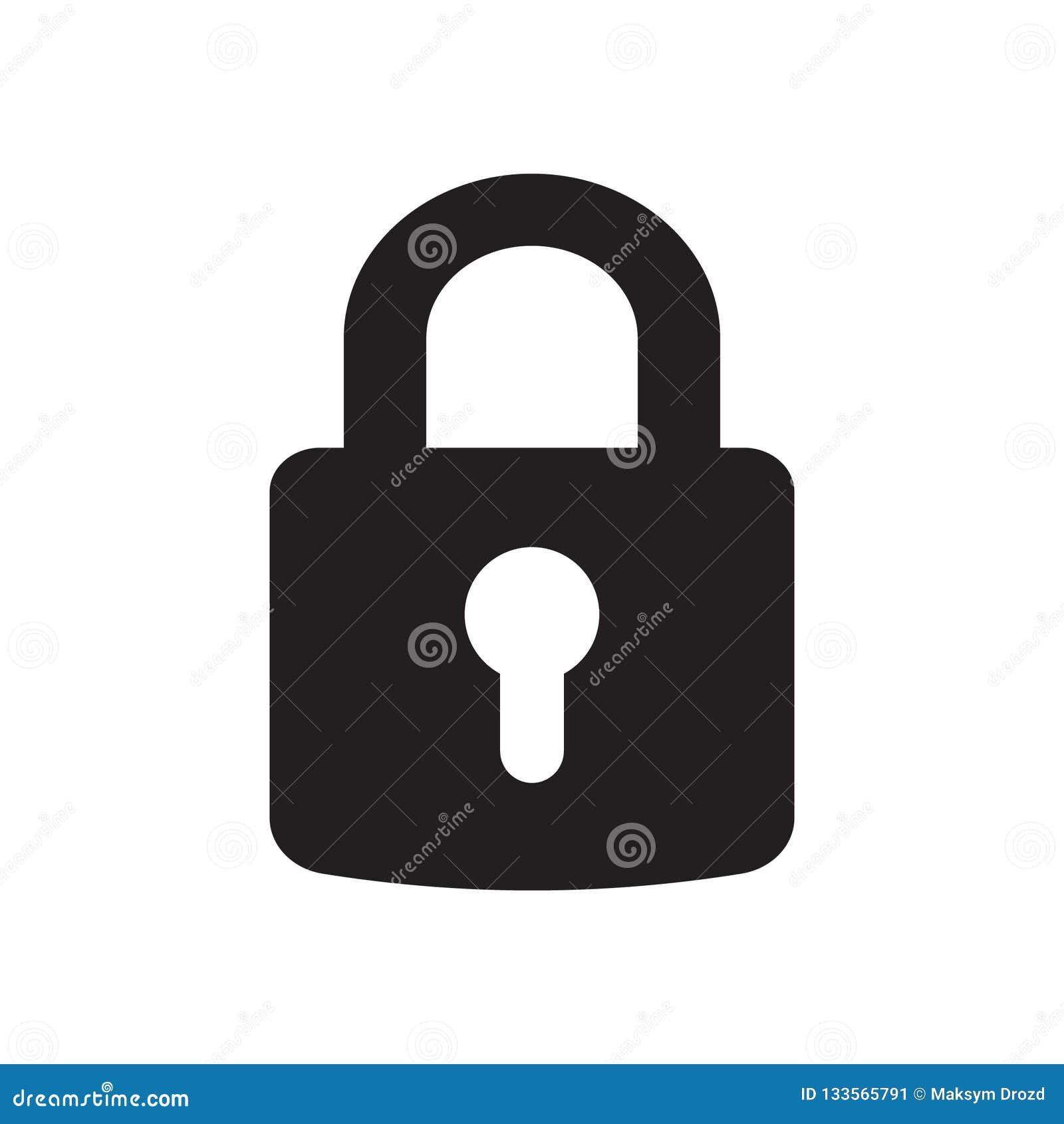 Cierre el icono del vector ilustración del vector. Ilustración de ...