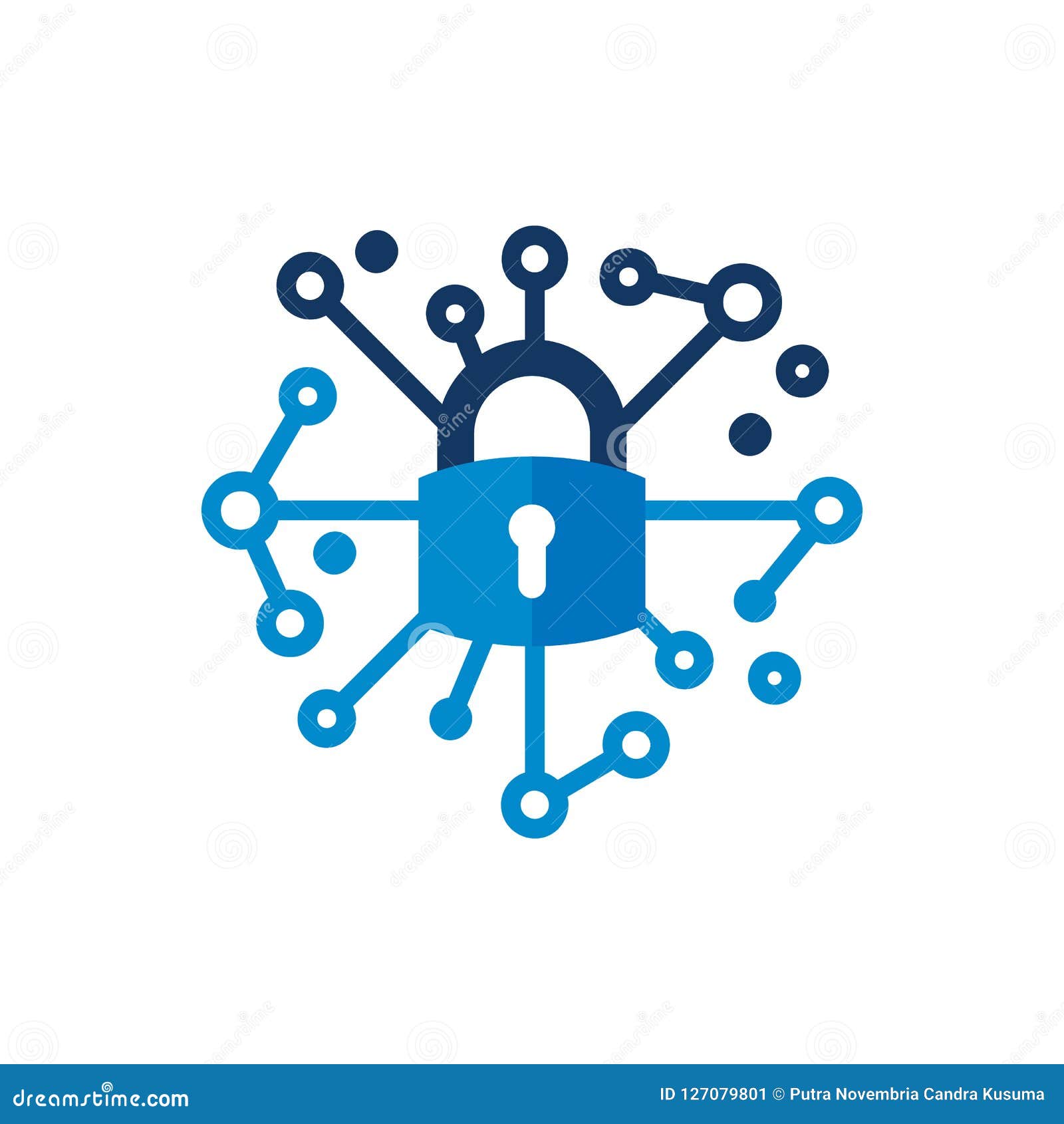 Cierre La Red Logo Icon Design Ilustración del Vector - Ilustración de ...