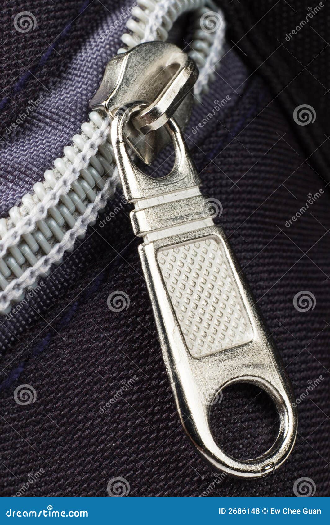 Cierre relámpago foto de archivo. Imagen de sujetador - 2686148