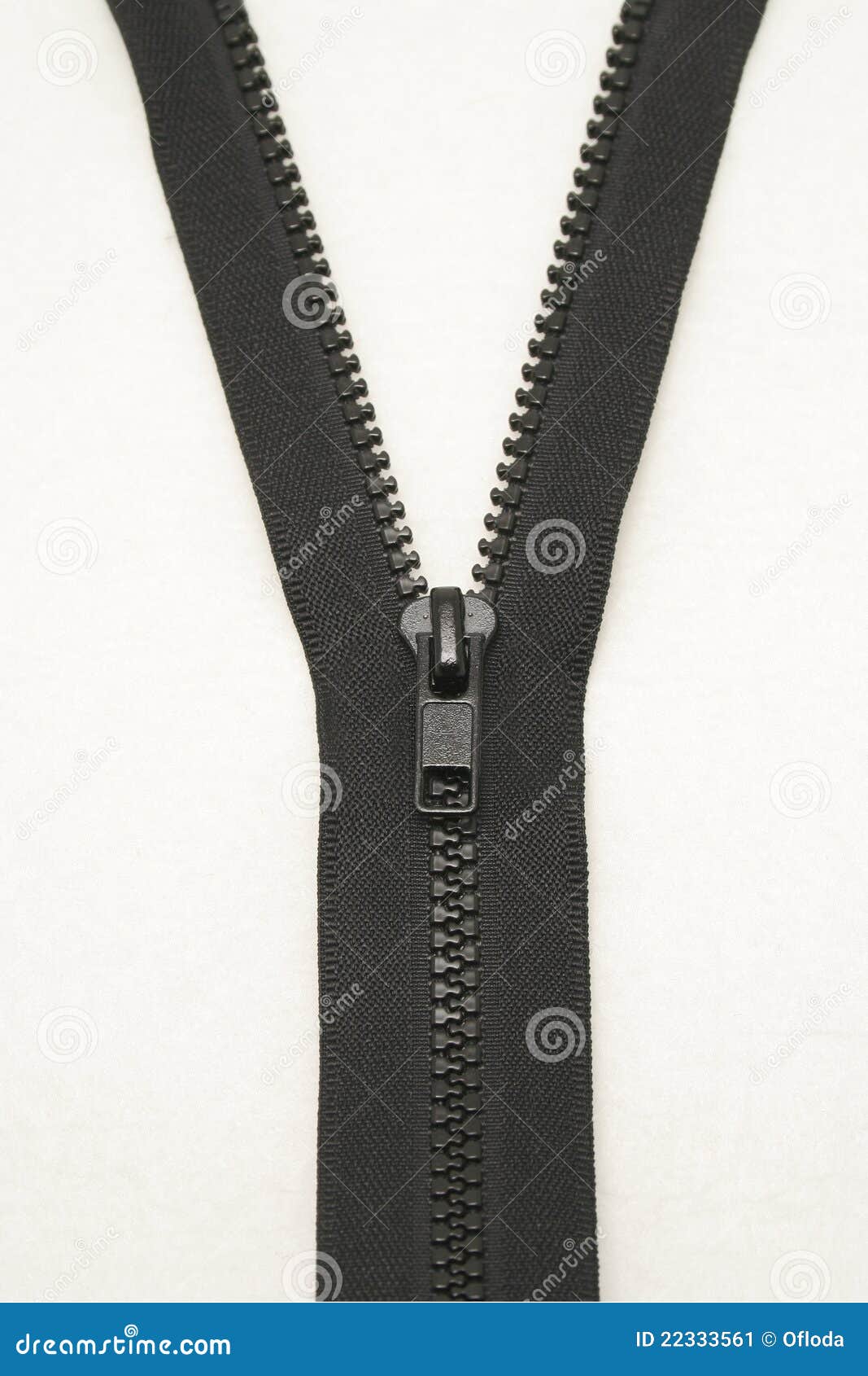 Cierre relámpago negro imagen de archivo. Imagen de foreground - 22333561