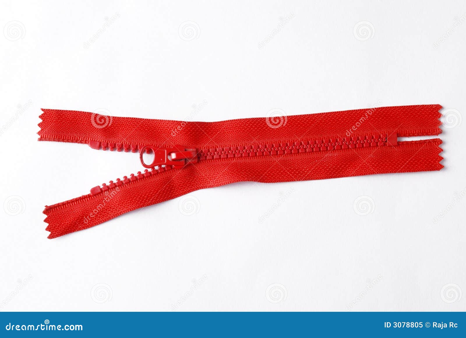 Cierre relámpago rojo imagen de archivo. Imagen de abierto - 3078805