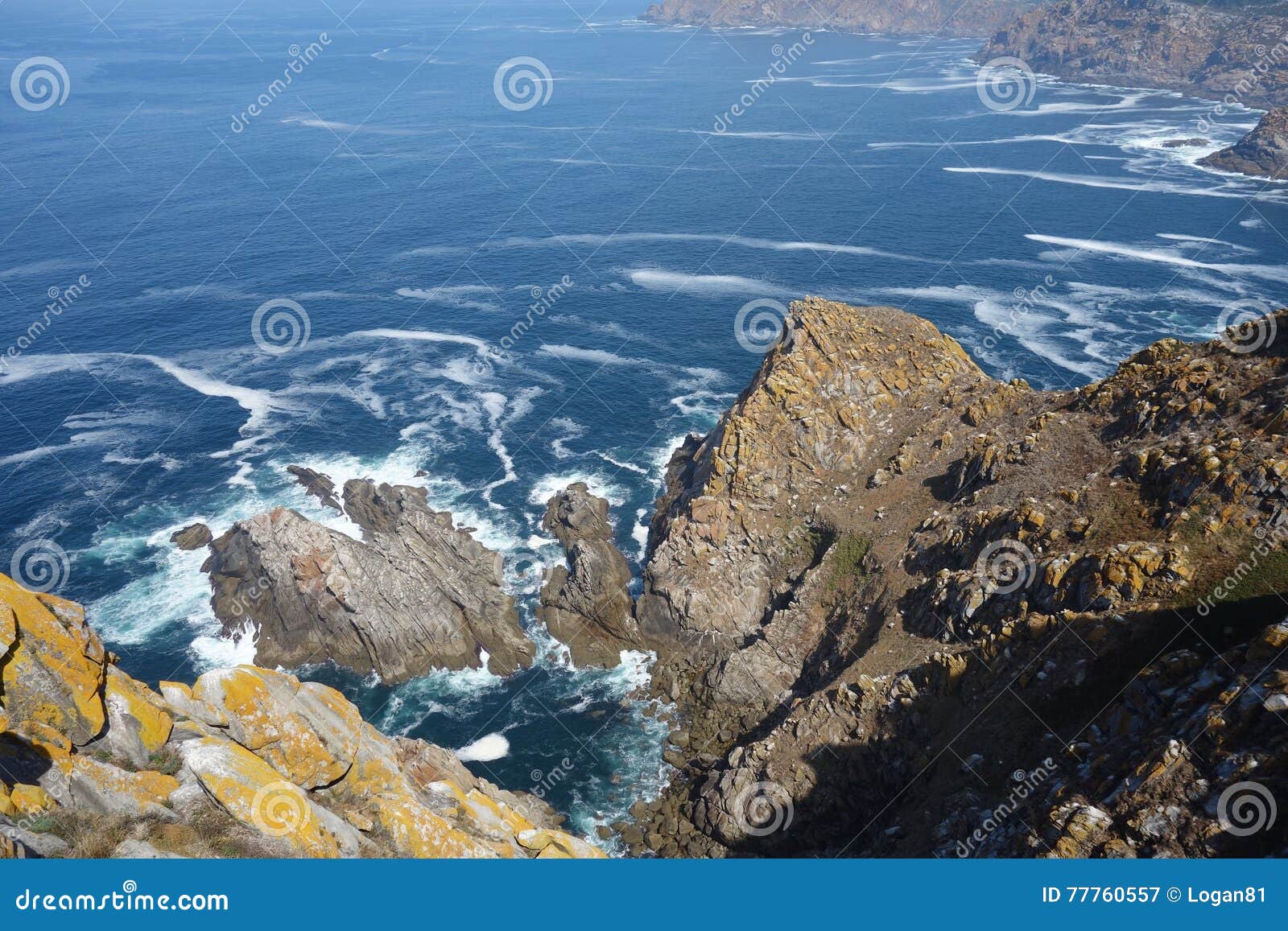 Cies Islands, Vigo, Spain.Lighthouse Stock Image - Image of sand, dune ...