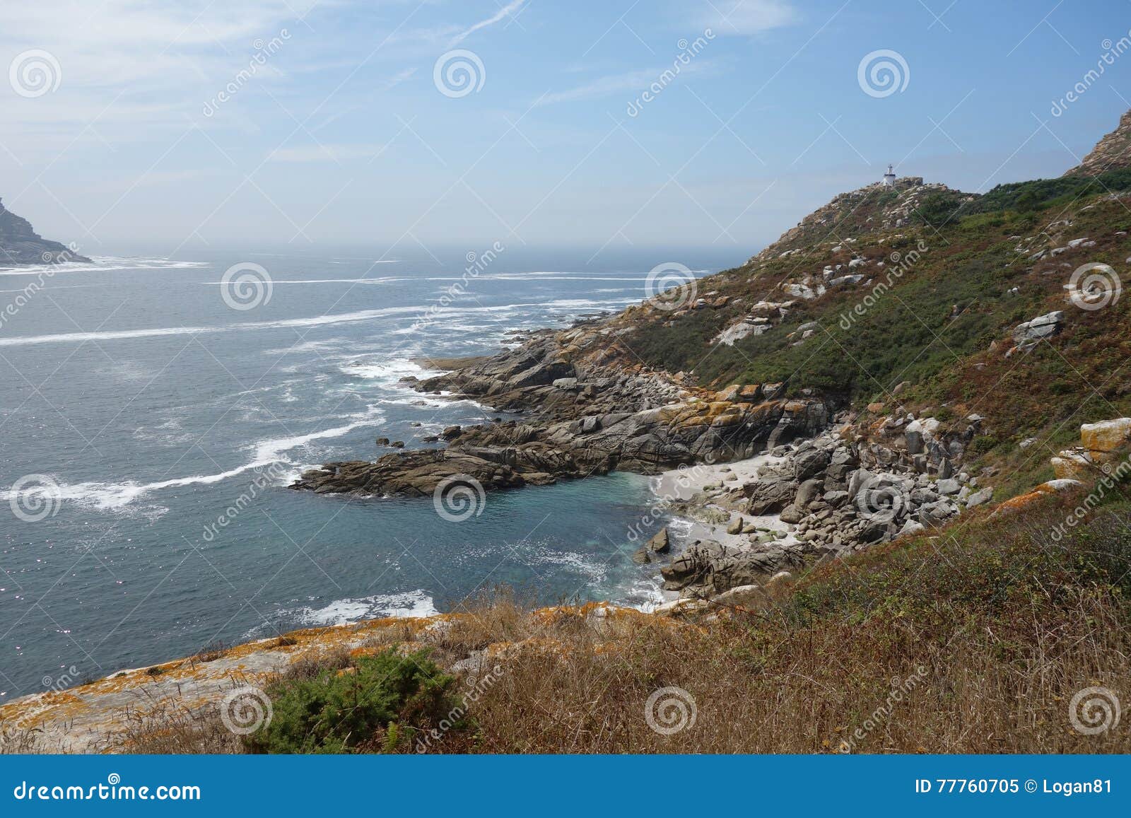 Cies Islands, Vigo, Spain.Lighthouse Stock Image - Image of beauty ...