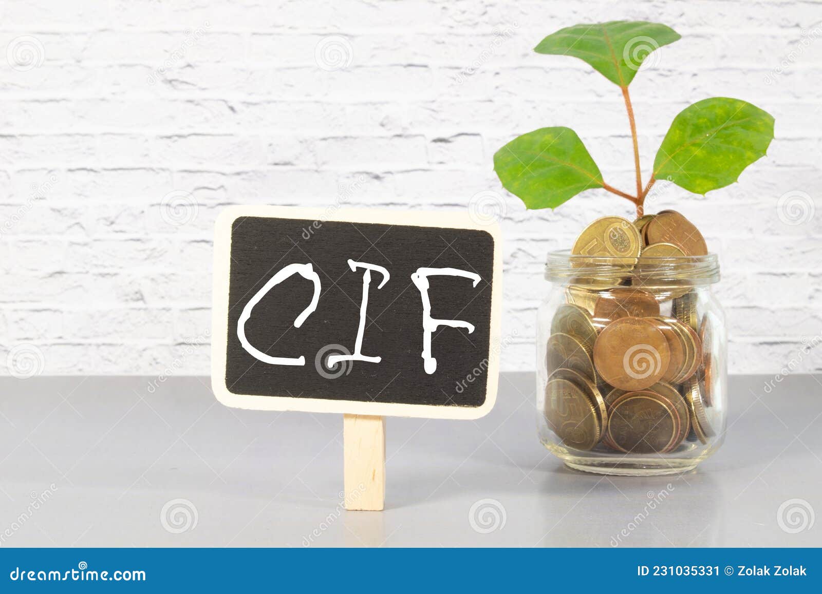 CIF - Cost Insurance Freight Acronym, Business Concept Background Stock ...