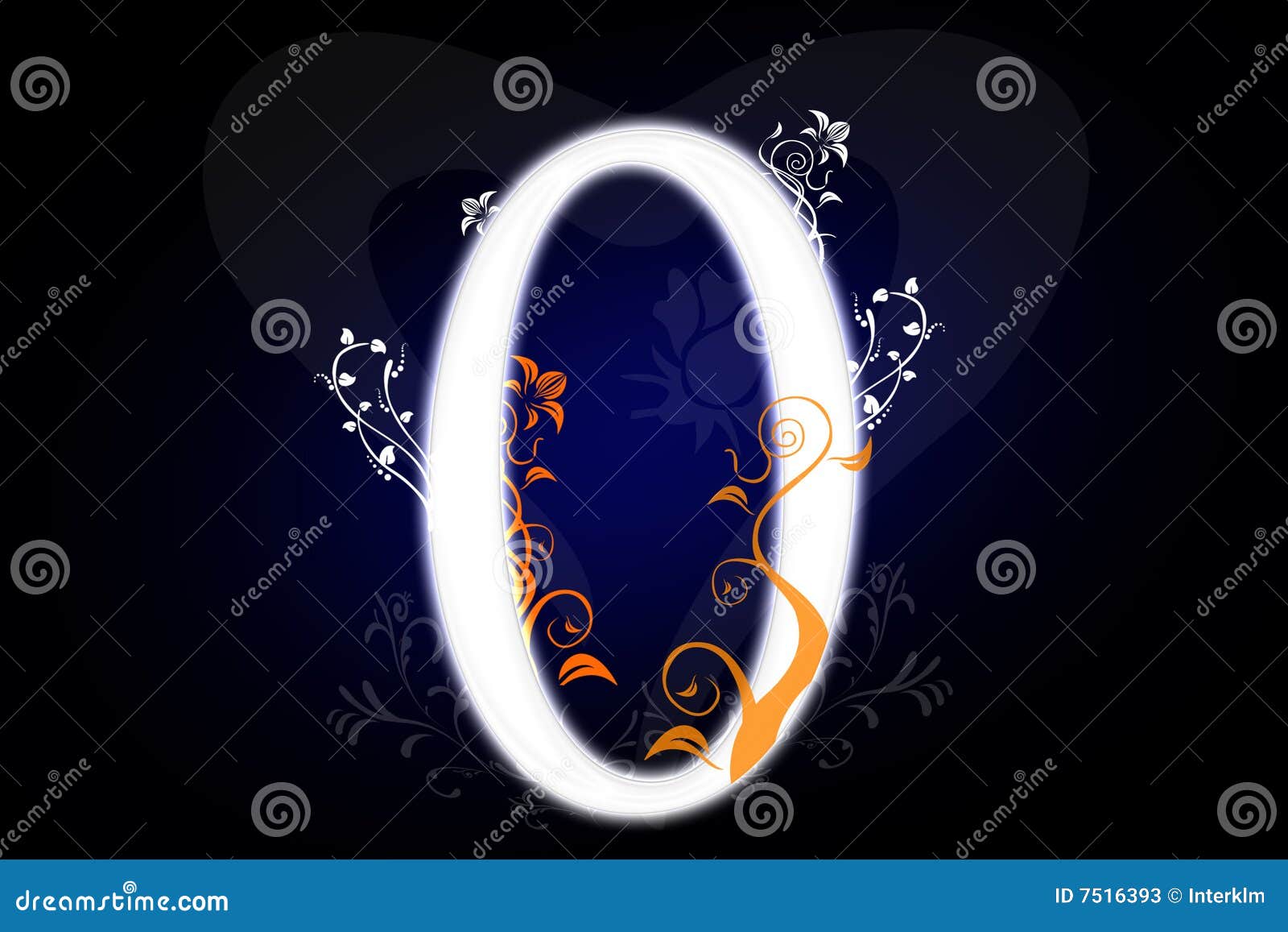 Cifra zero illustrazione di stock. Illustrazione di allineato - 7516393