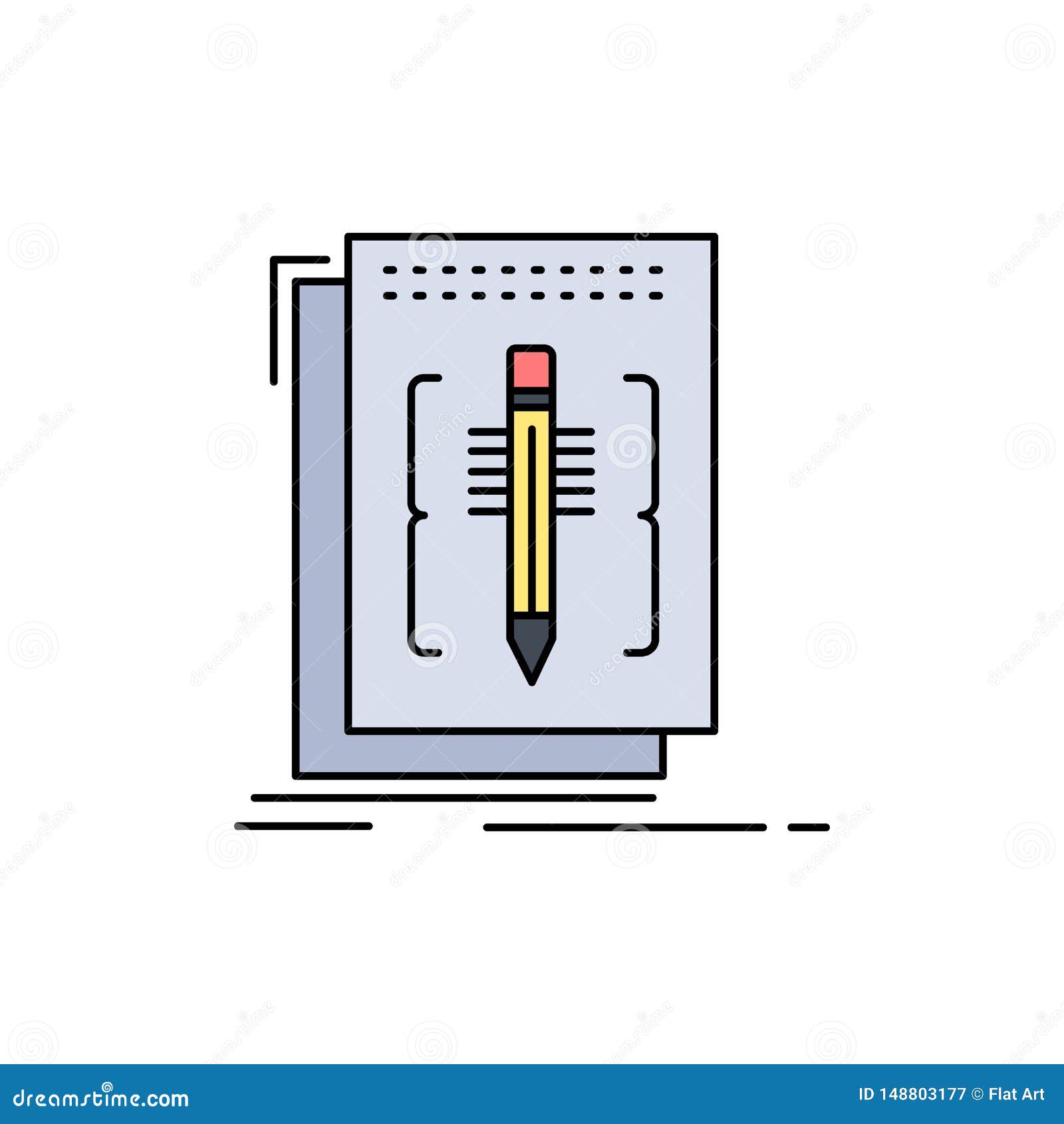 Cifre, Corrija, Redactor, Lengua, Vector Plano Del Icono Del Color Del ...