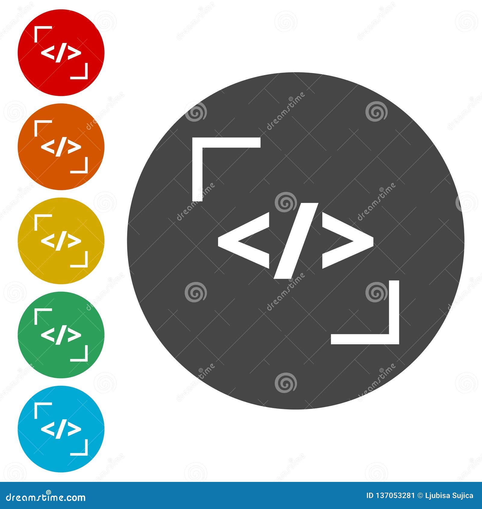 Cifre el icono plano ilustración del vector. Ilustración de etiqueta ...