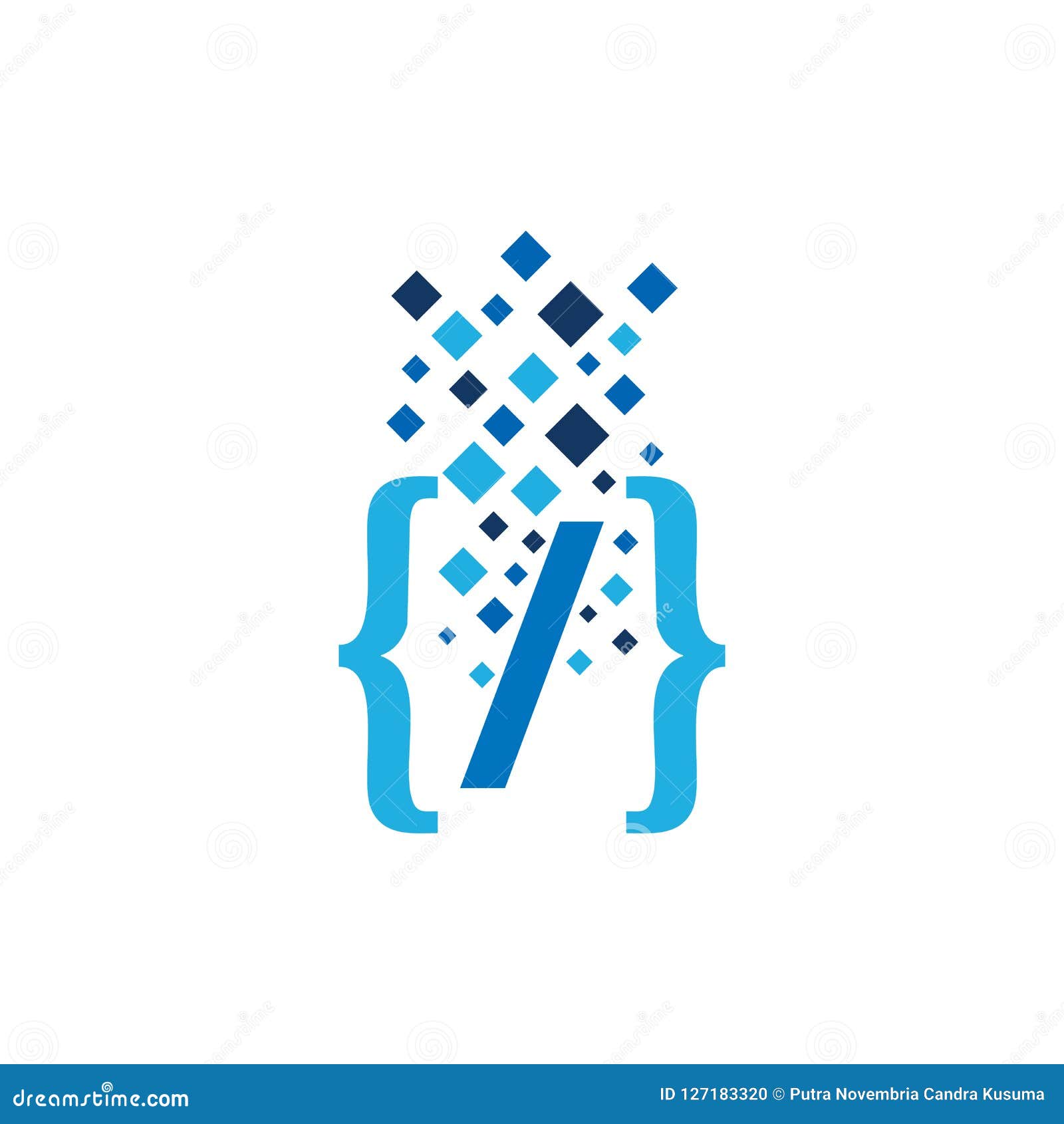 Cifre El Pixel Logo Icon Design Ilustración del Vector - Ilustración de ...