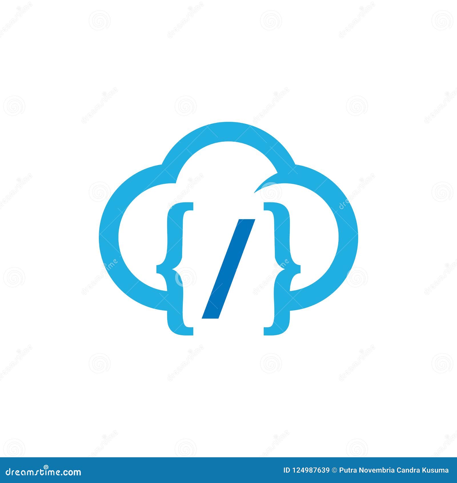 Cifre La Nube Logo Icon Design Ilustración del Vector - Ilustración de ...