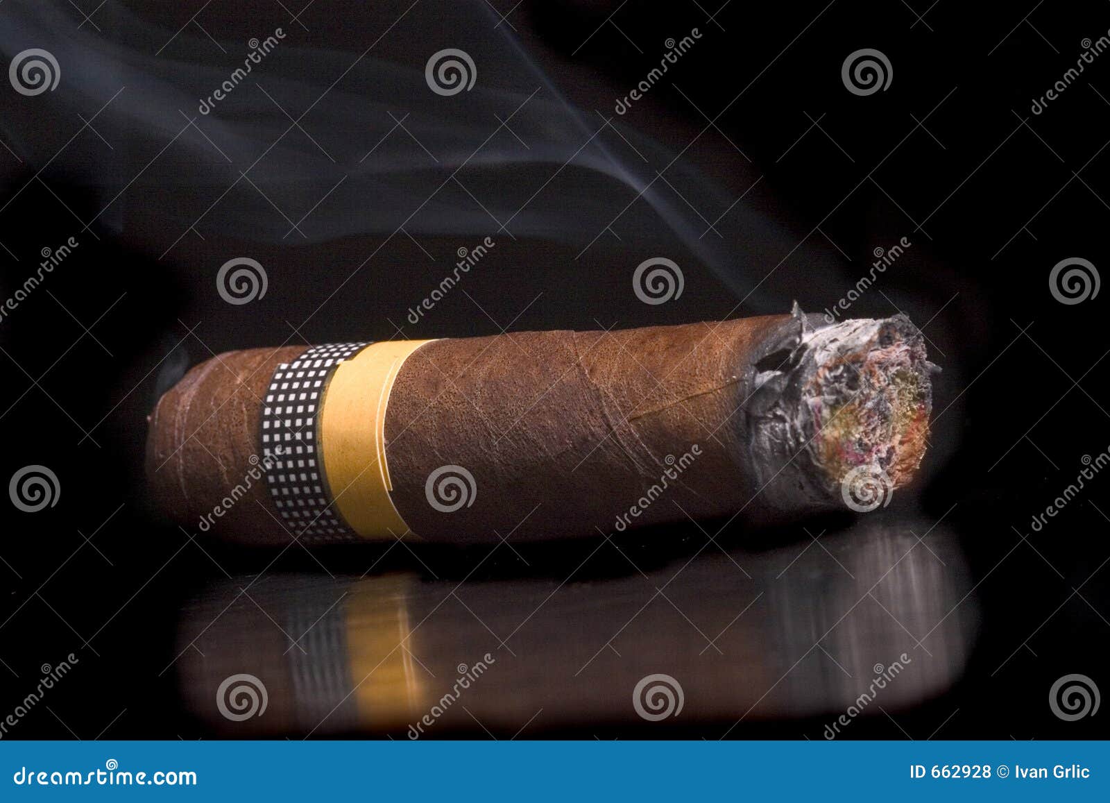 Cigar stock photo. Image of addiction, lethal, cigarette - 662928