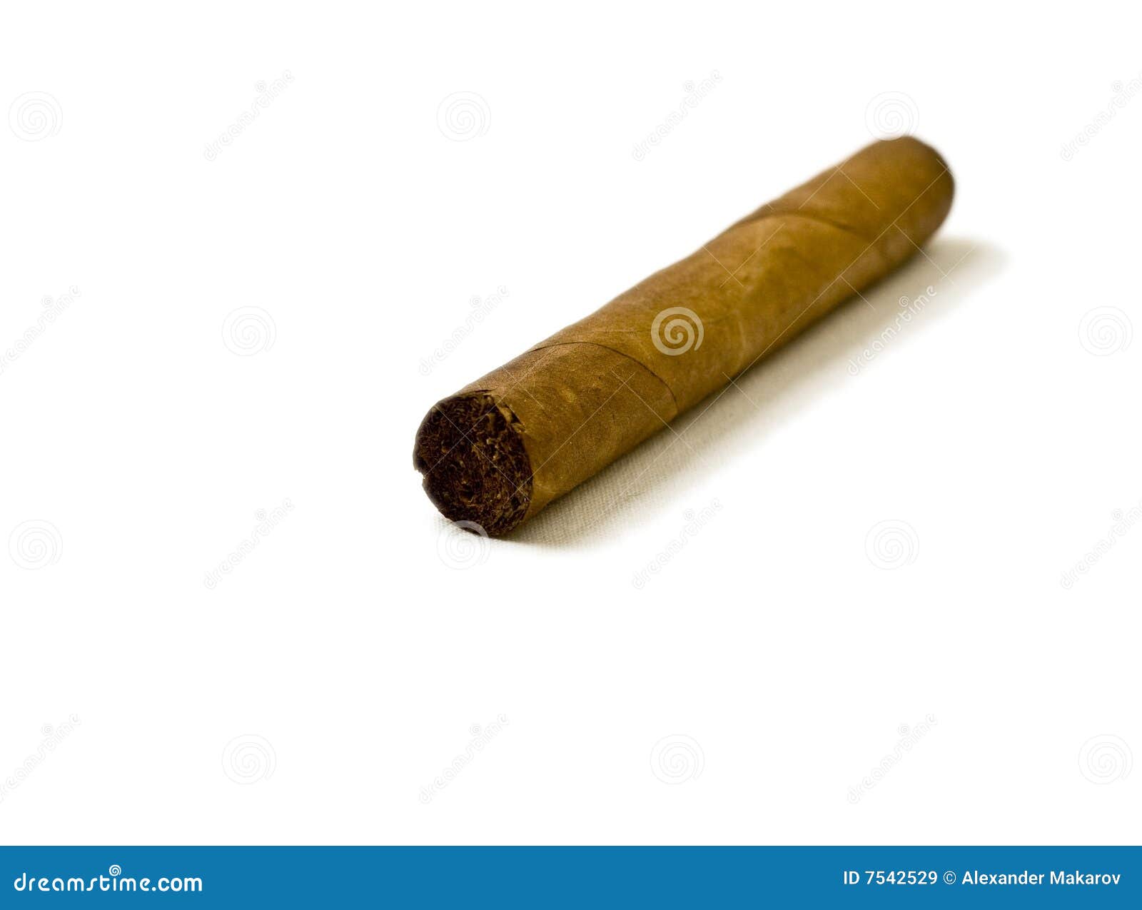 A cigar stock image. Image of cigar, object, brown, leaf - 7542529