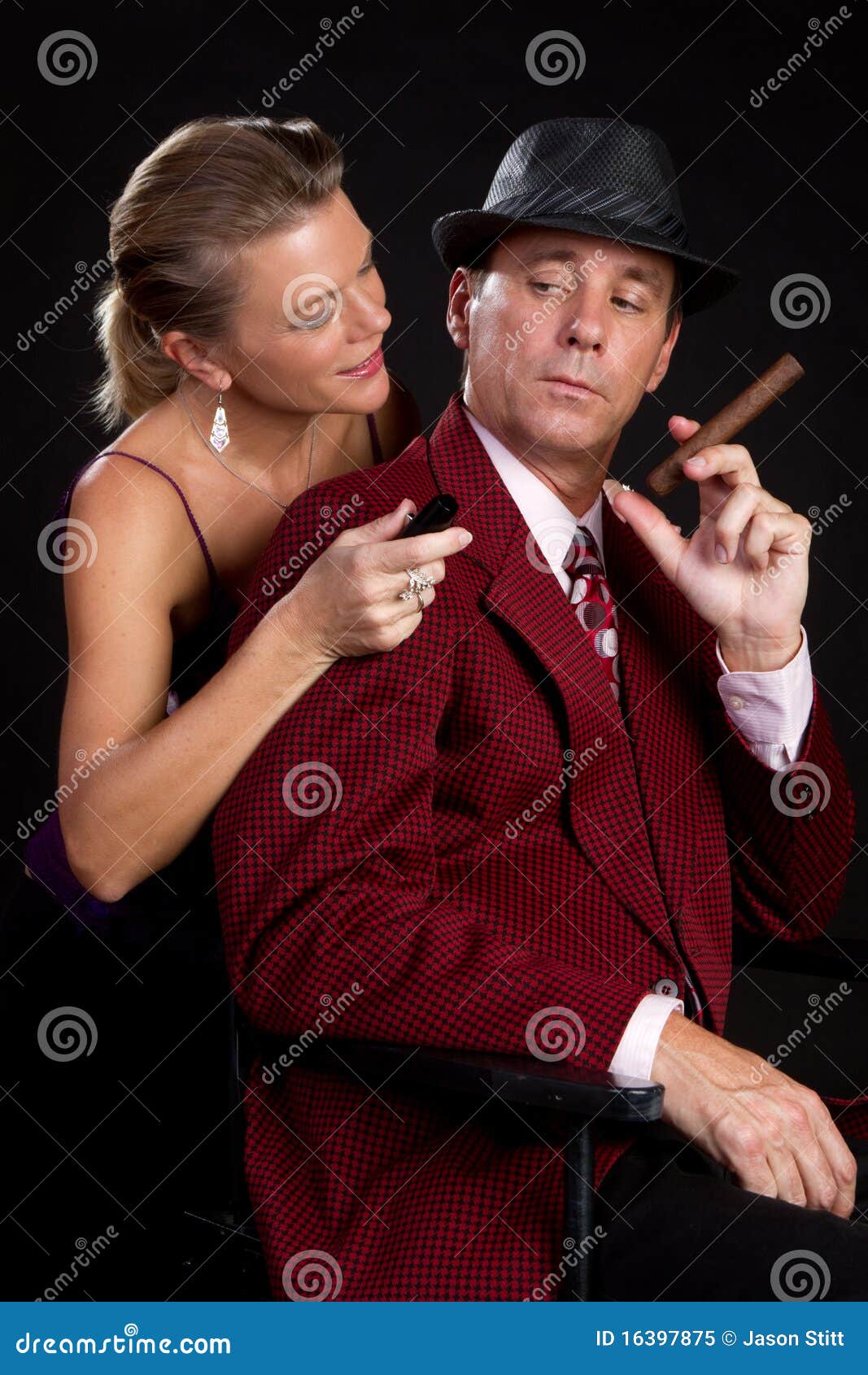 Cigar Man stock image. Image of girl, aged, love, formal - 16397875