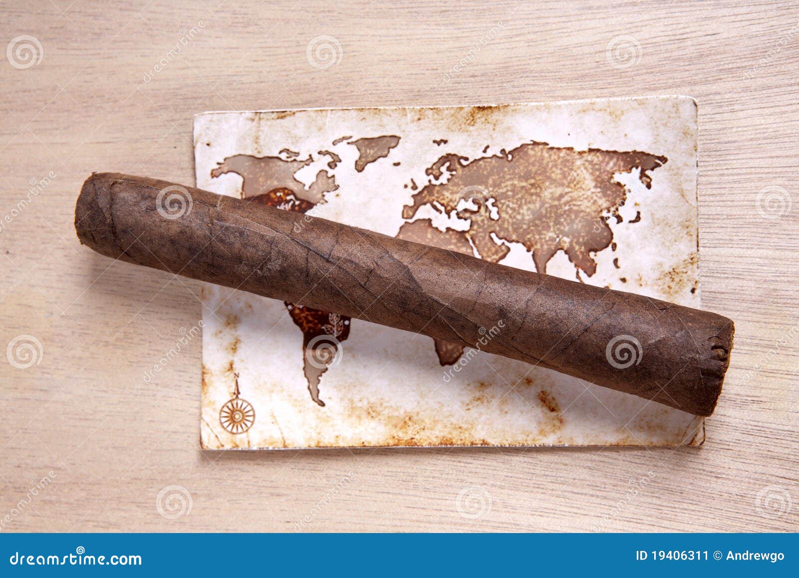 Cigar and map stock image. Image of tobacco, style, smoke - 19406311
