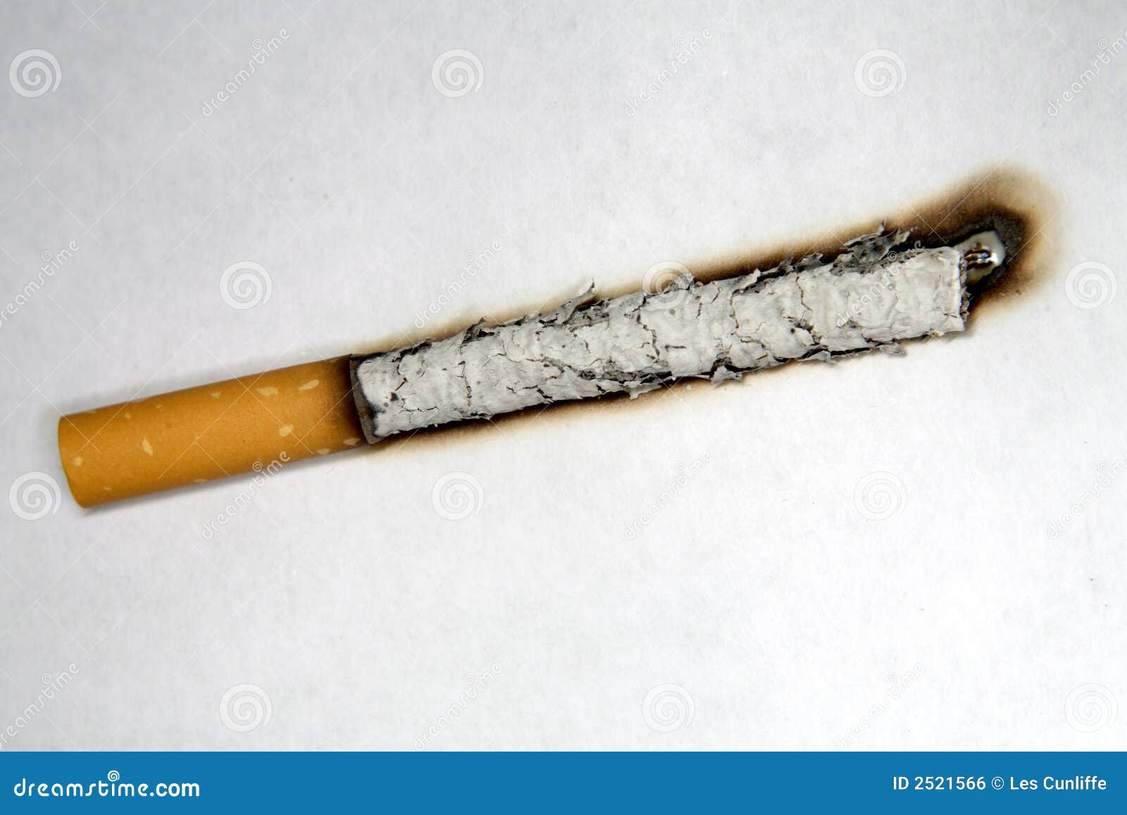 Cigarette and ash stock photo. Image of unhealthy, dangerous - 2521566