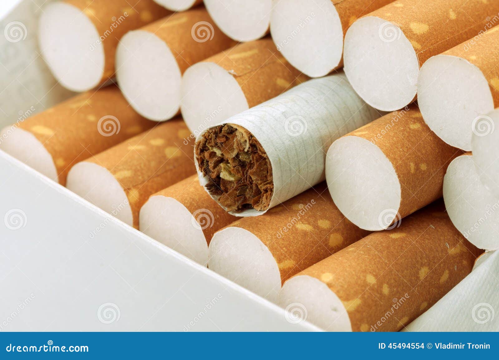 Cigarette With Brown Filter Royalty-Free Stock Photography ...
