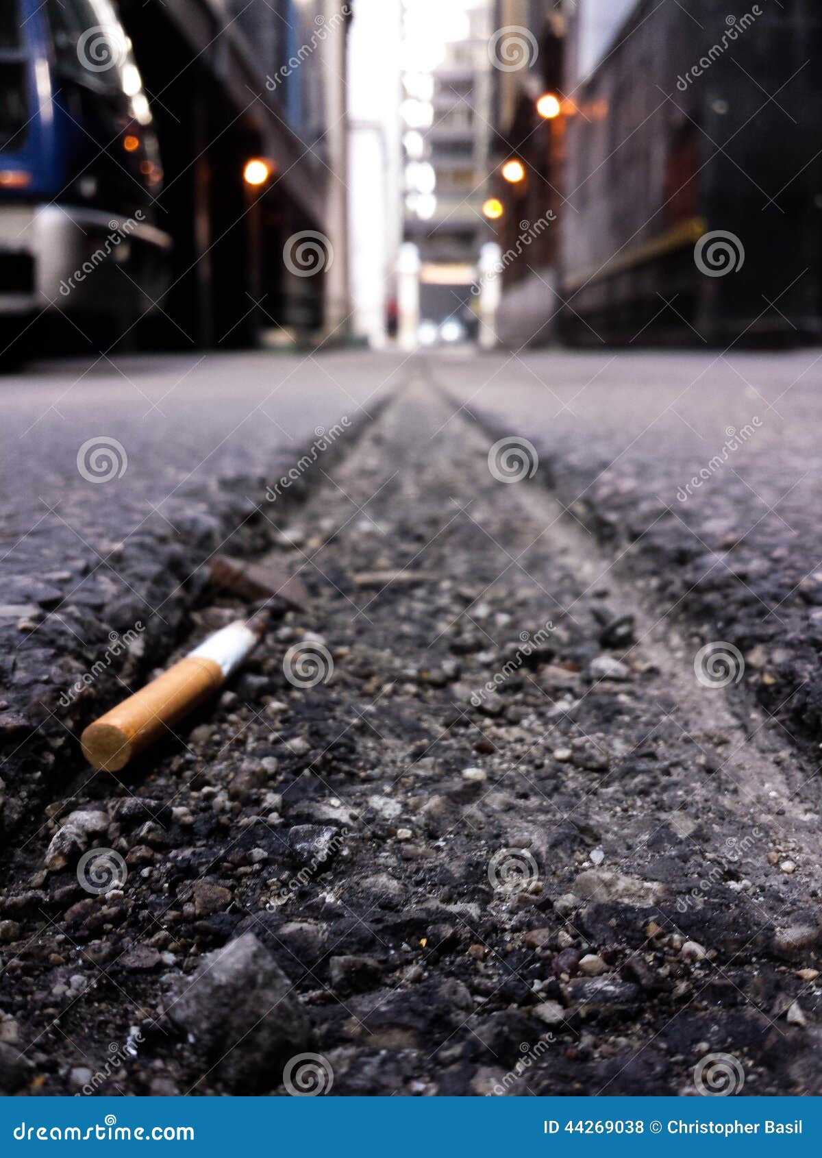 Cigarette in alley stock photo. Image of city, cigarette - 44269038