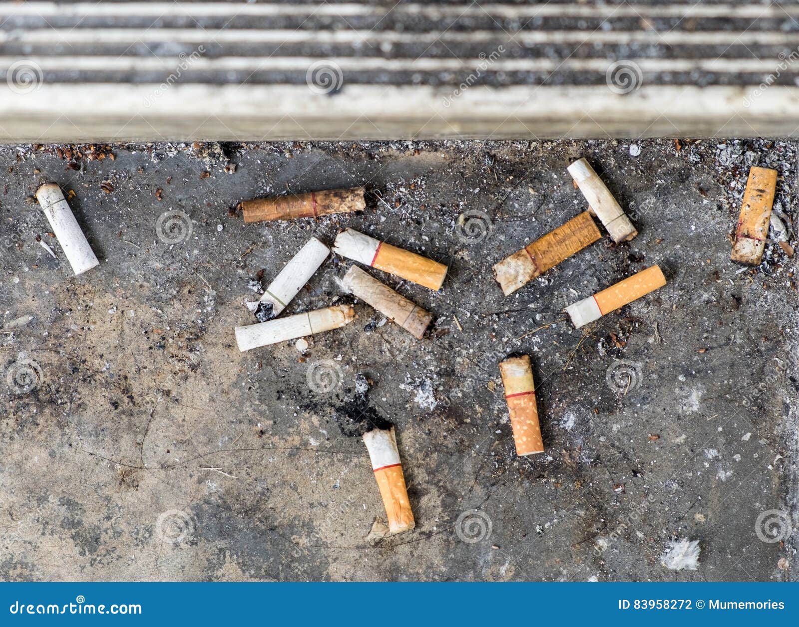 Cigarette a Lots Disgusting Dirty Discarded Stock Photo - Image of ...