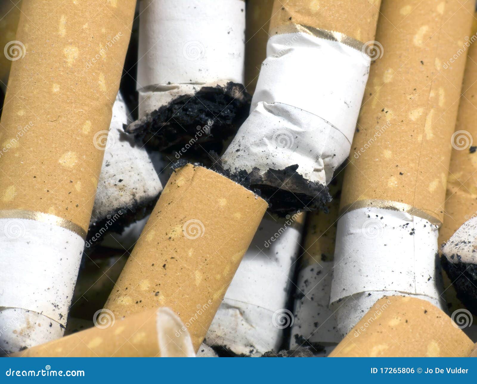 Cigarette butts stock photo. Image of illness, addiction - 17265806