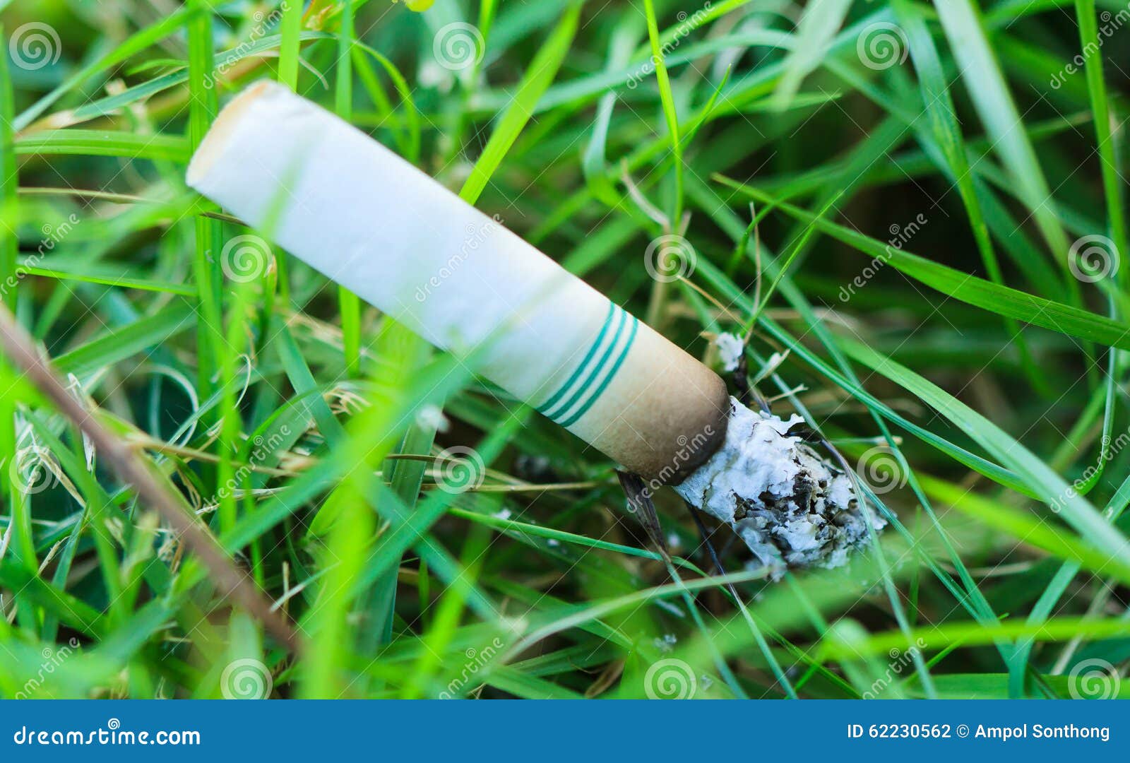 Cigarette butts discarded stock photo. Image of trash - 62230562