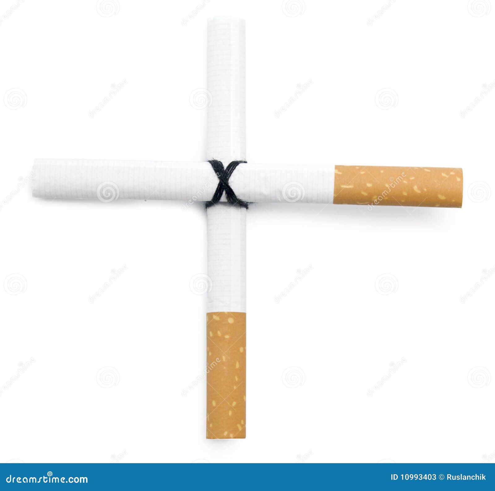 Cigarette cross stock image. Image of background, symbol - 10993403