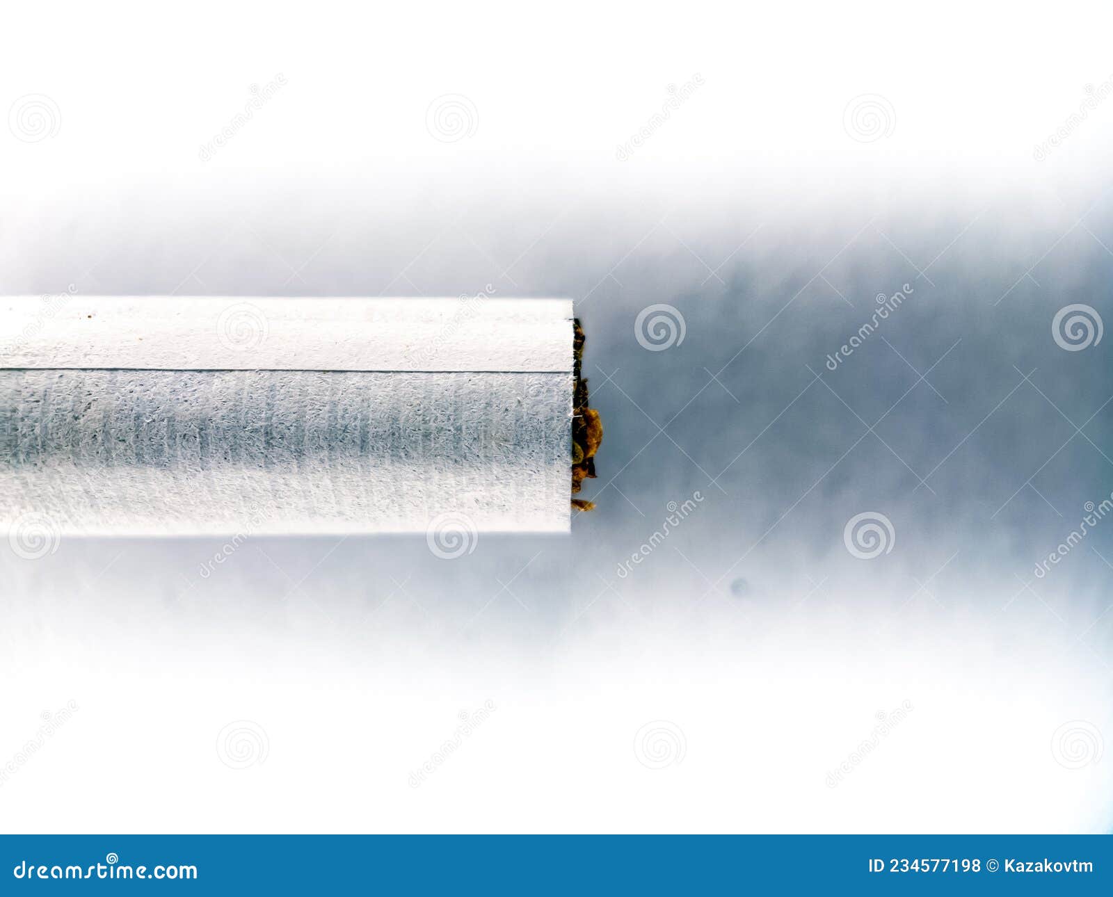 Cigarette Detail in Contrast Macro Shoot Stock Photo - Image of white ...