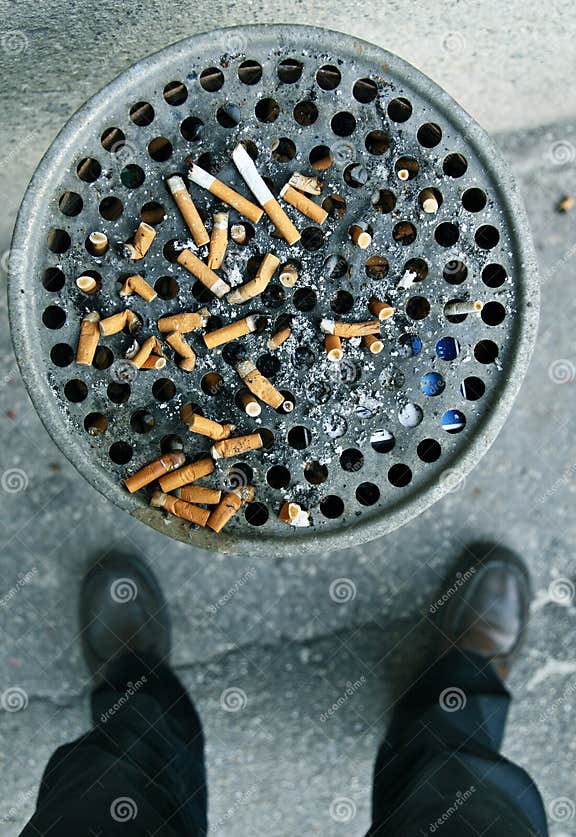 Cigarette-end stock photo. Image of stub, feet, morbidity - 12717900