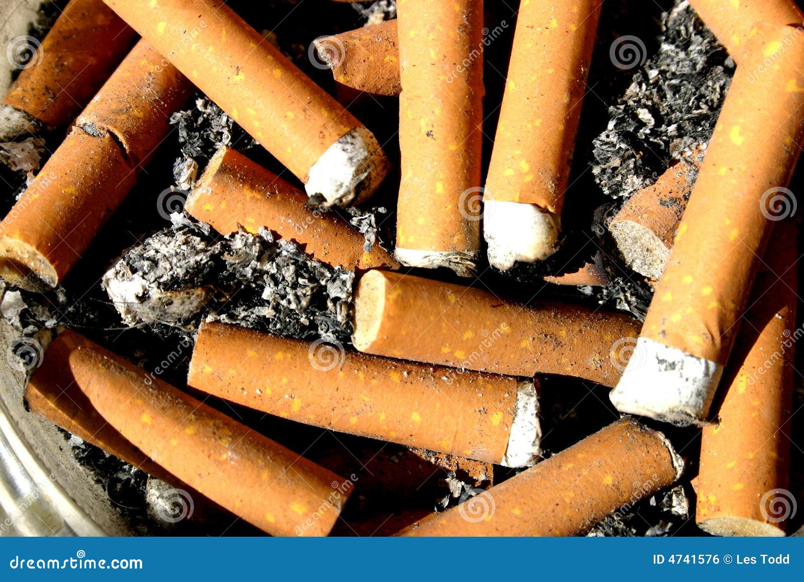 Cigarette Ends Picture. Image: 4741576