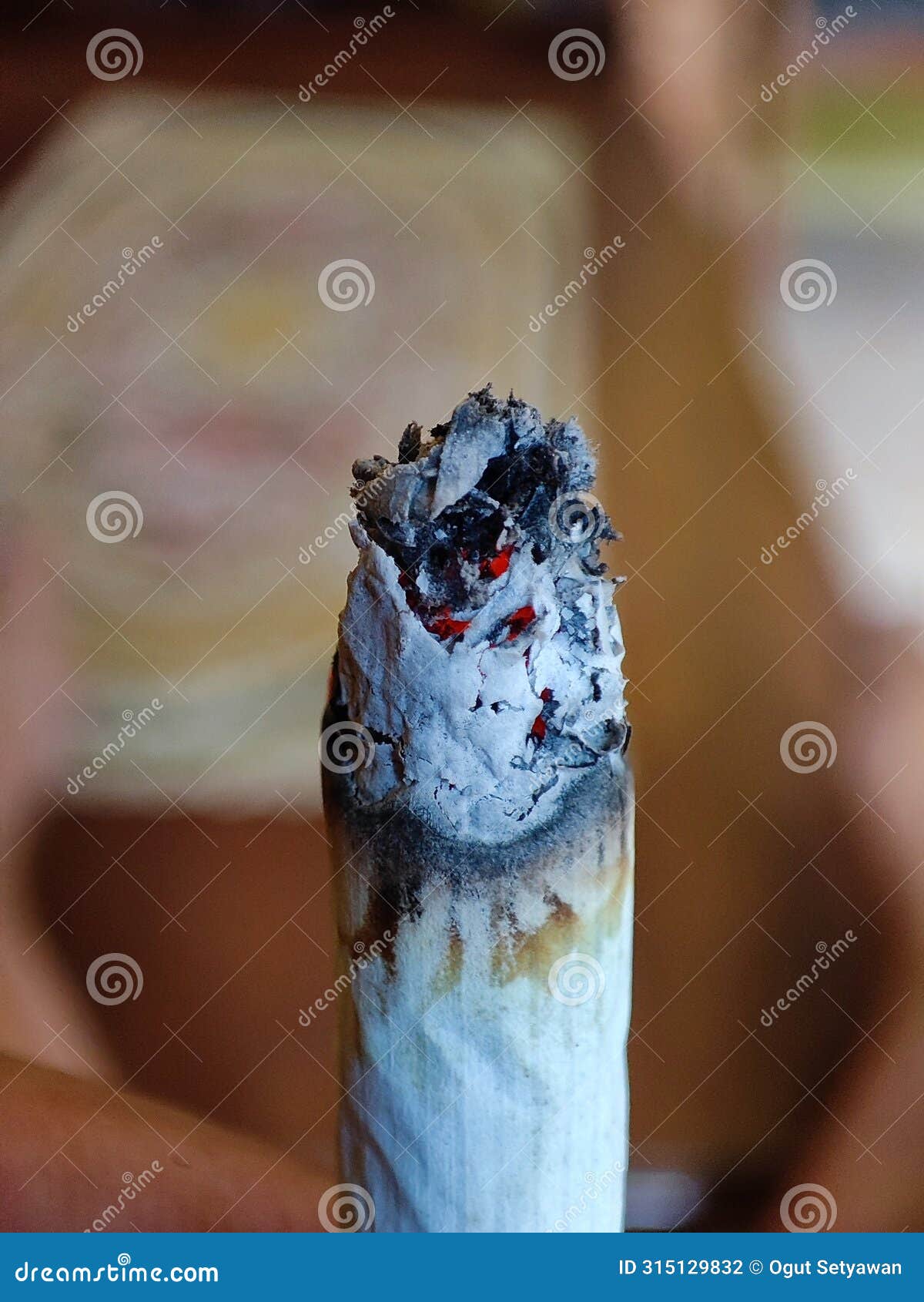 Cigarette Flame Ash Smoke Danger Stock Photo - Image of cigarette ...