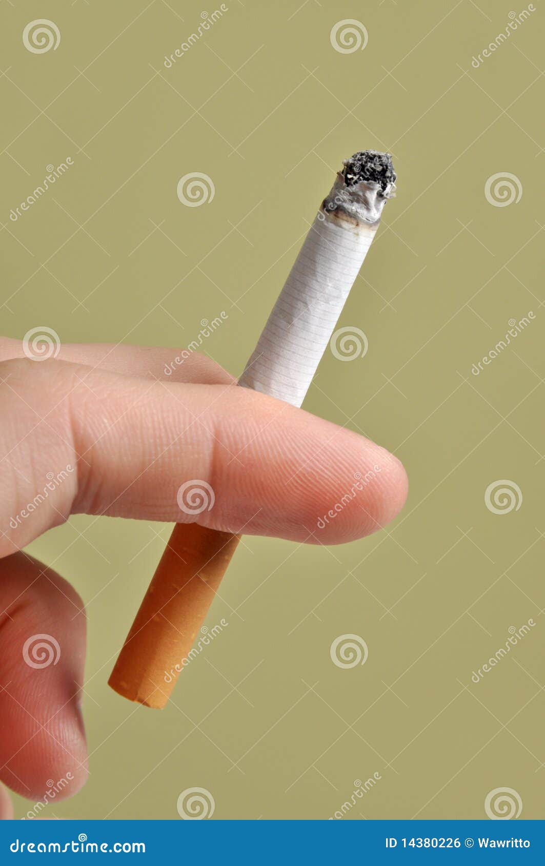 Cigarette in hand stock photo. Image of health, concept - 14380226