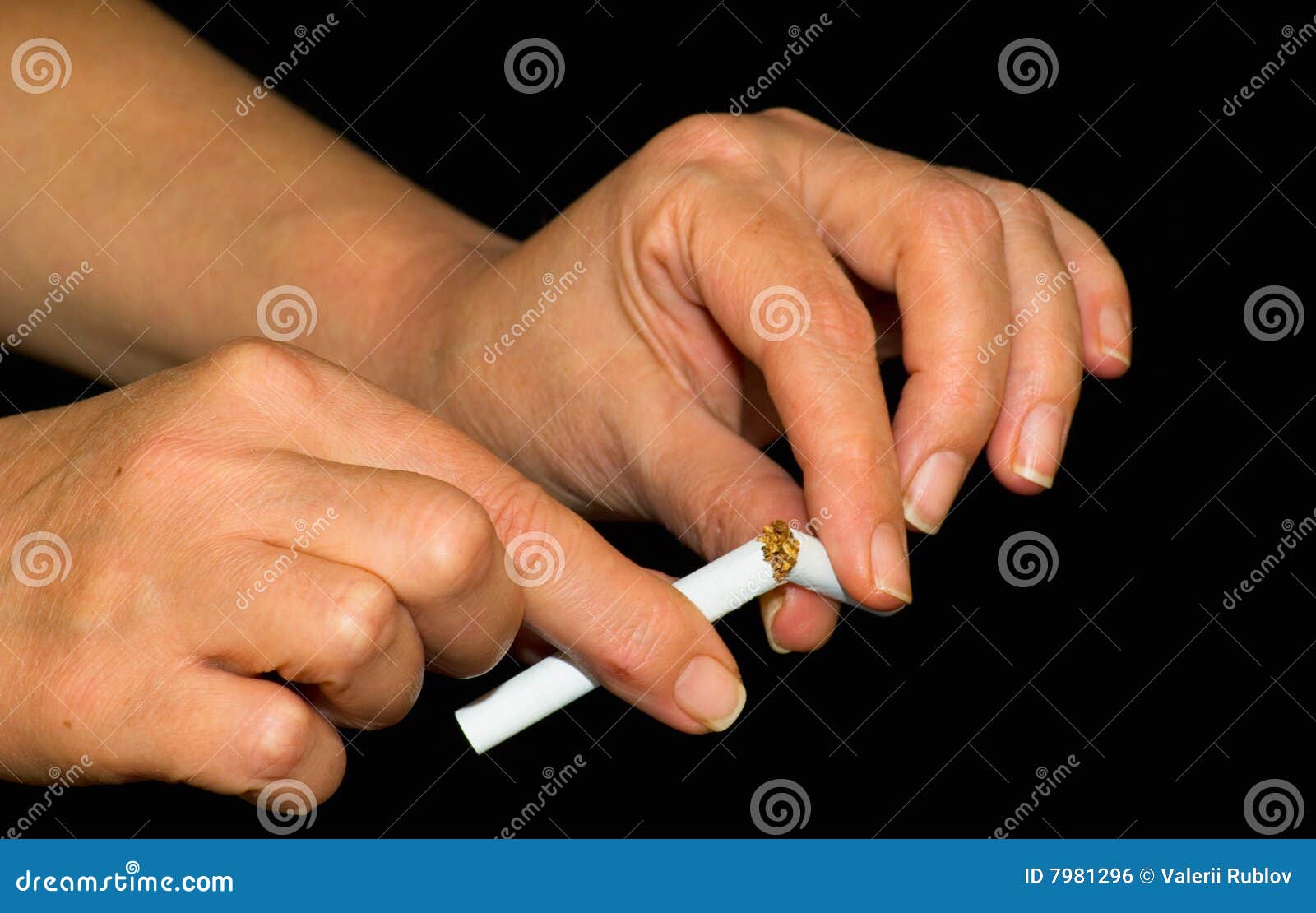 Cigarette and hand stock photo. Image of hand, isolated - 7981296