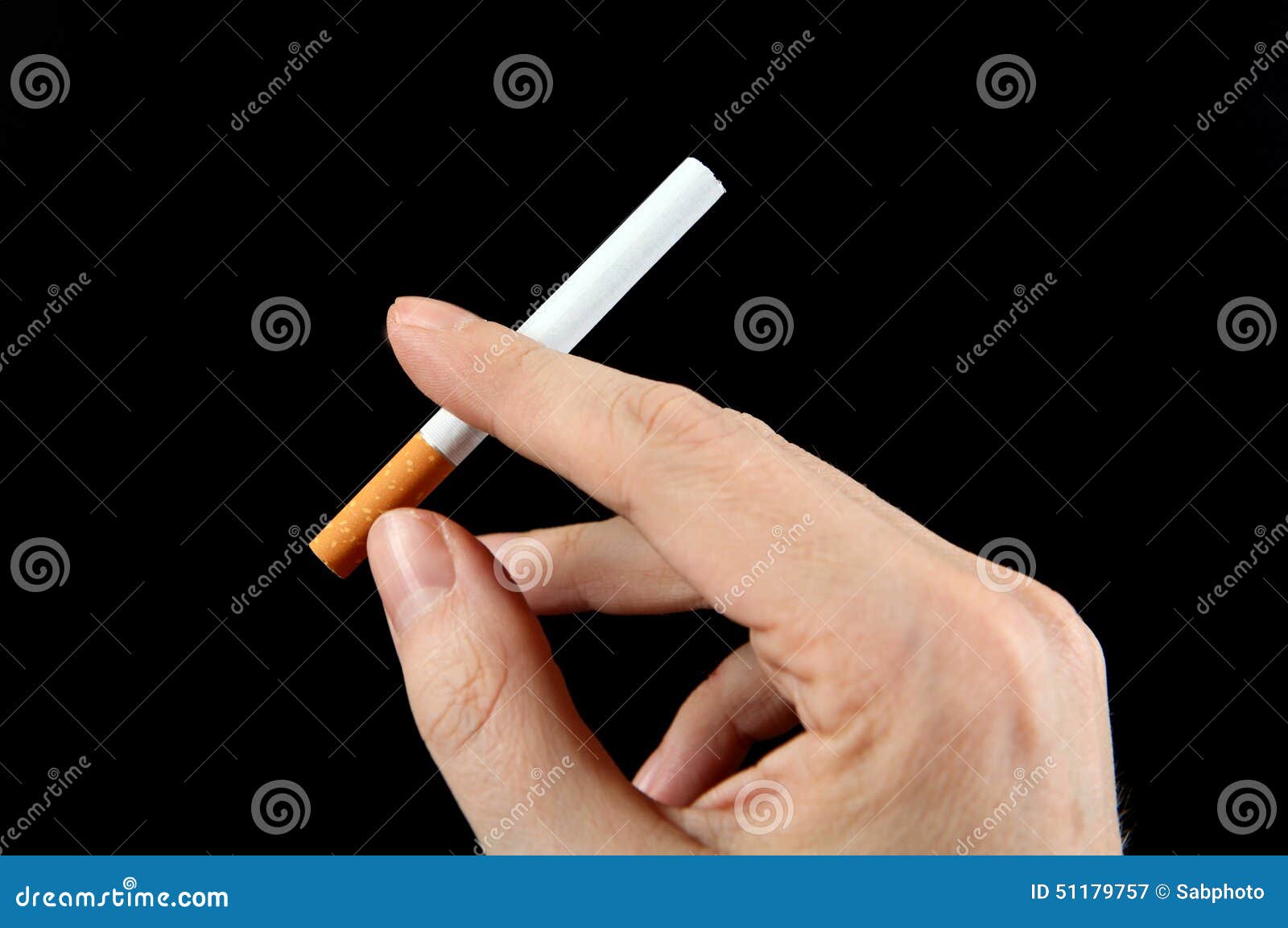 Cigarette in the Hand stock image. Image of pass, detail - 51179757