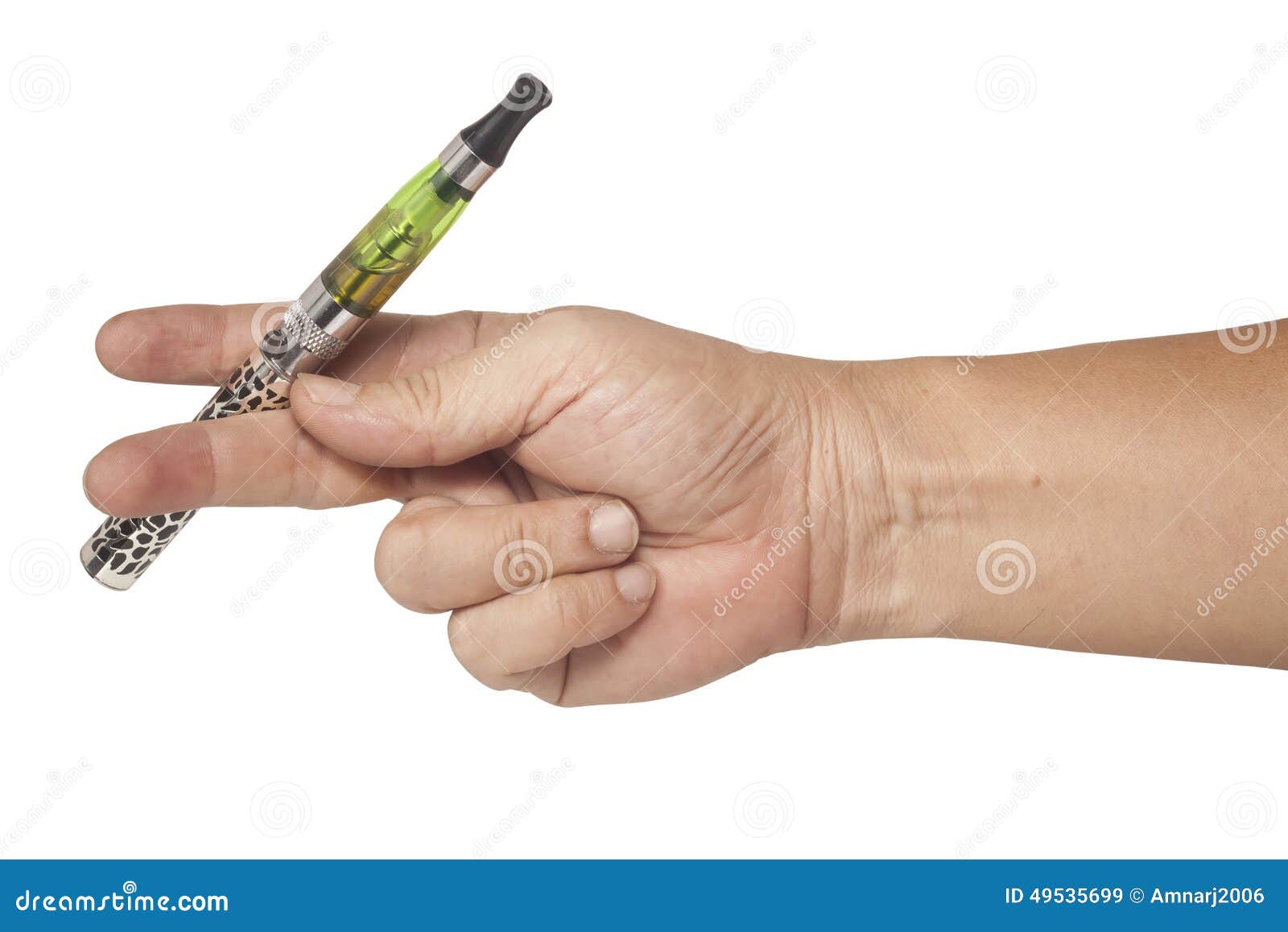 Cigarette in hand stock image. Image of risk, medication - 49535699