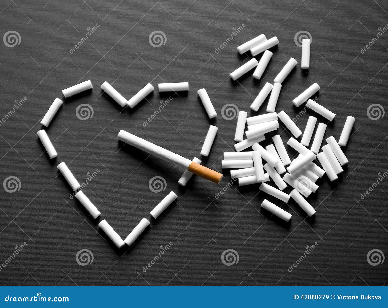 Cigarette in the heart stock image. Image of cancer, wallpaper - 42888279