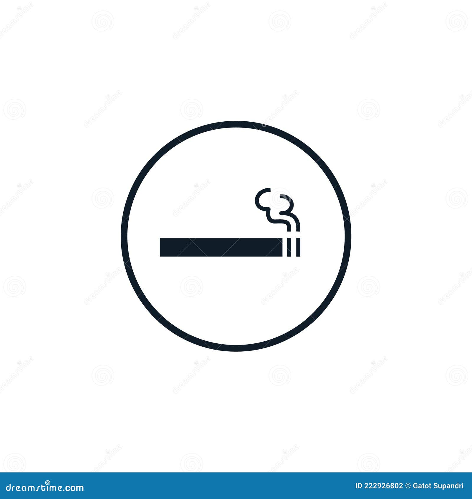 Cigarette Icon Vector Logo Design Template Stock Vector - Illustration ...
