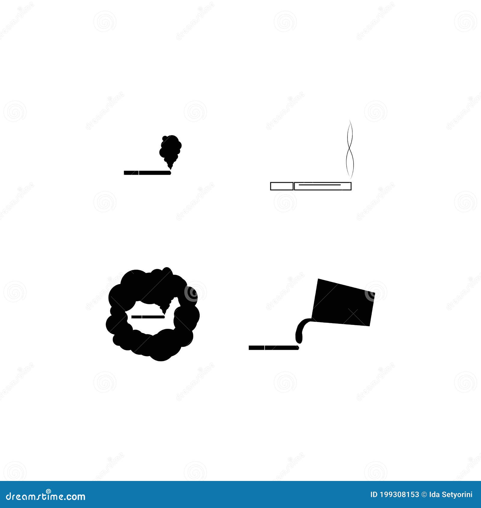 Cigarette logo stock vector. Illustration of nicotine - 199308153