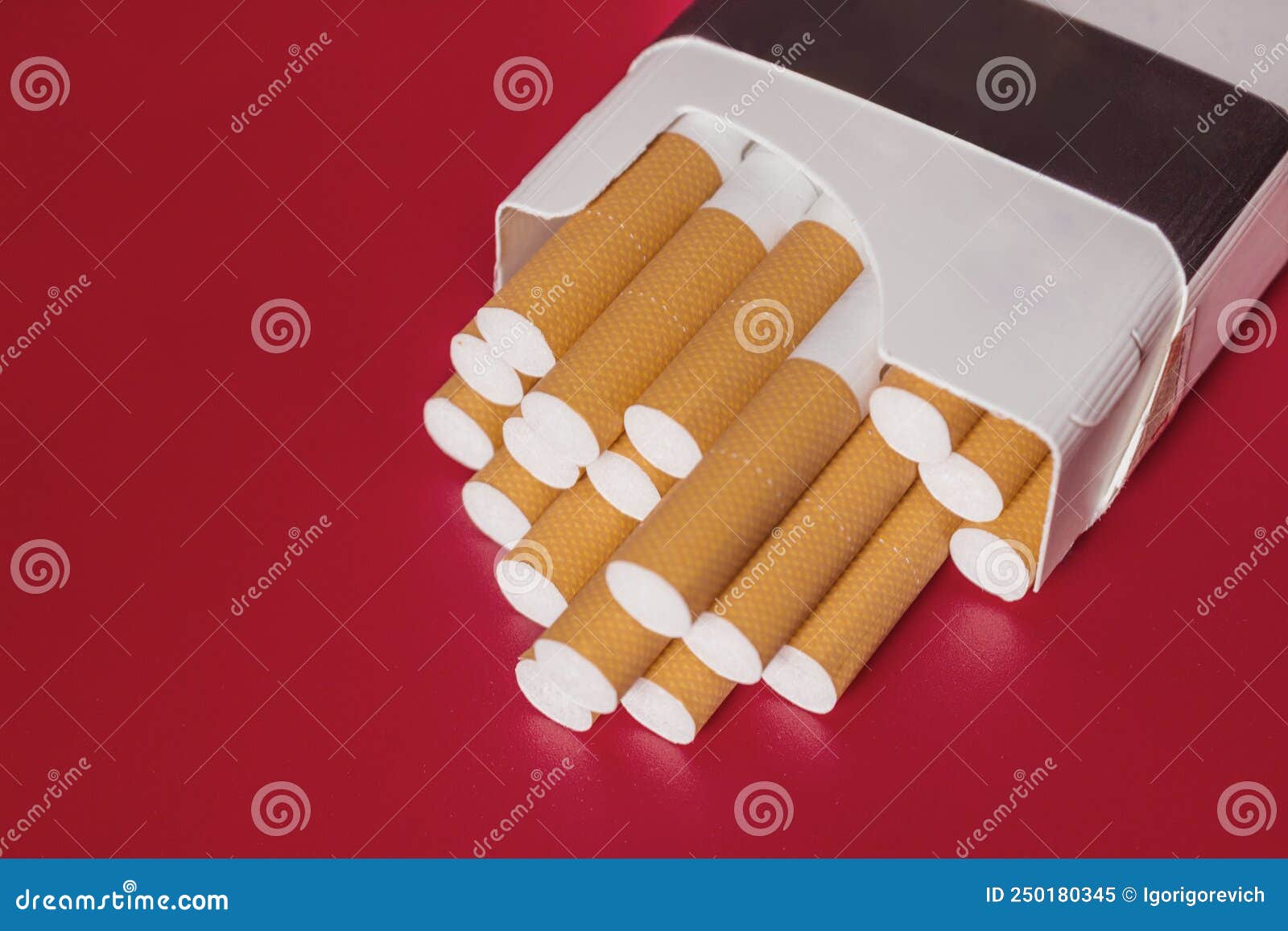 Cigarette pack stock image. Image of packing, copy, medicine - 250180345