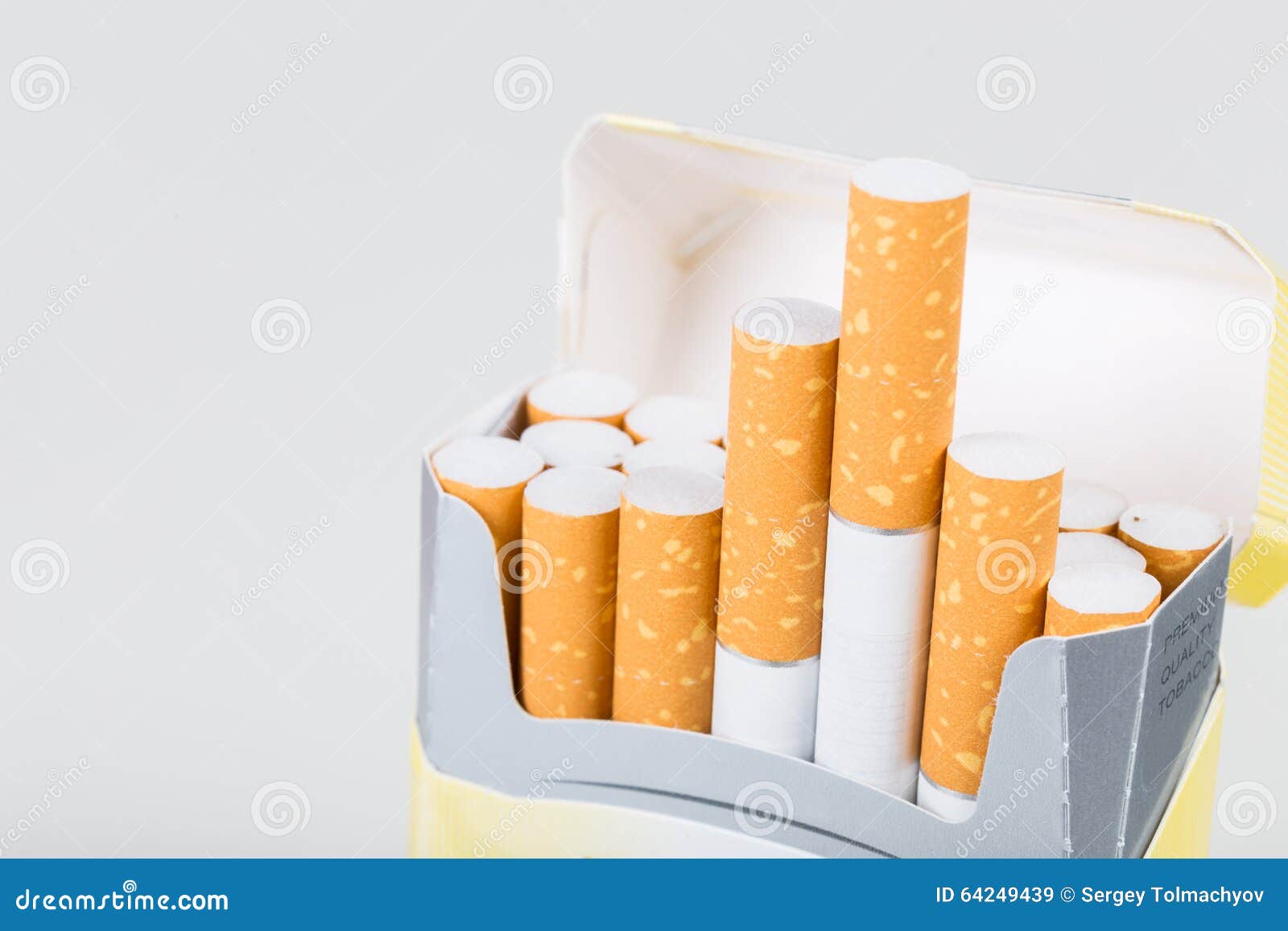 Cigarette pack stock image. Image of healthy, tobacco - 64249439