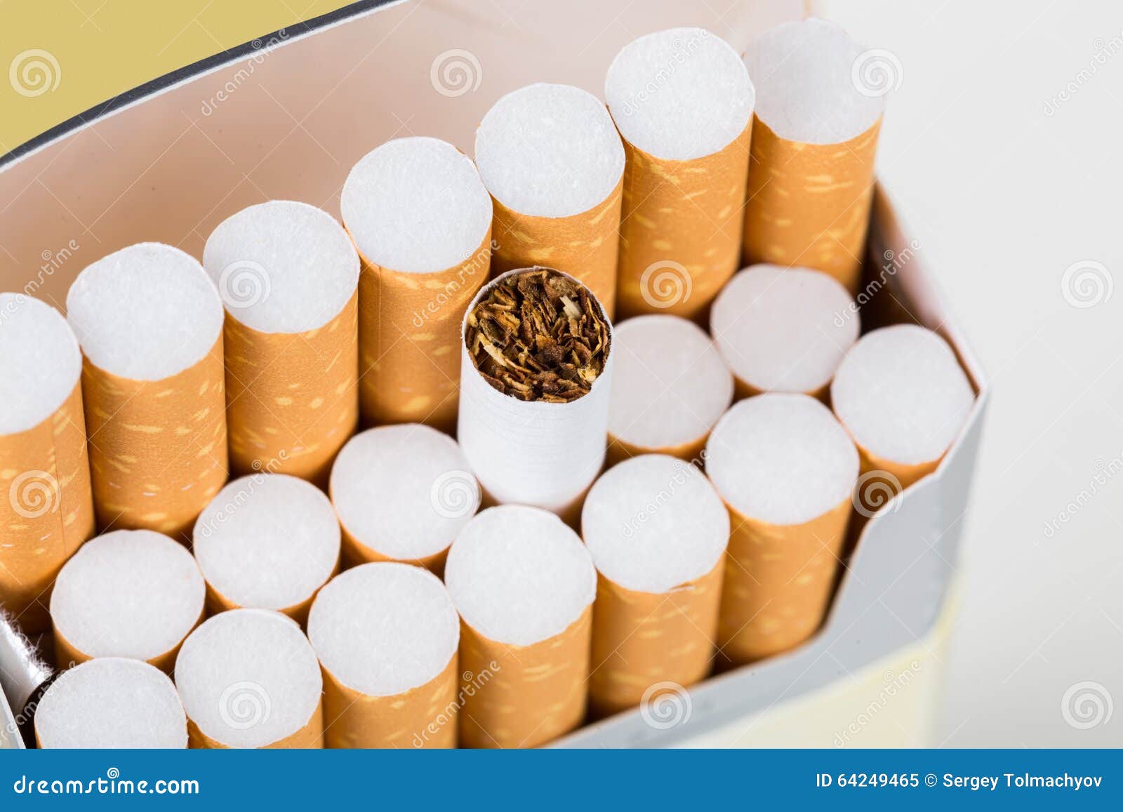 Cigarette pack stock image. Image of addiction, tobacco - 64249465