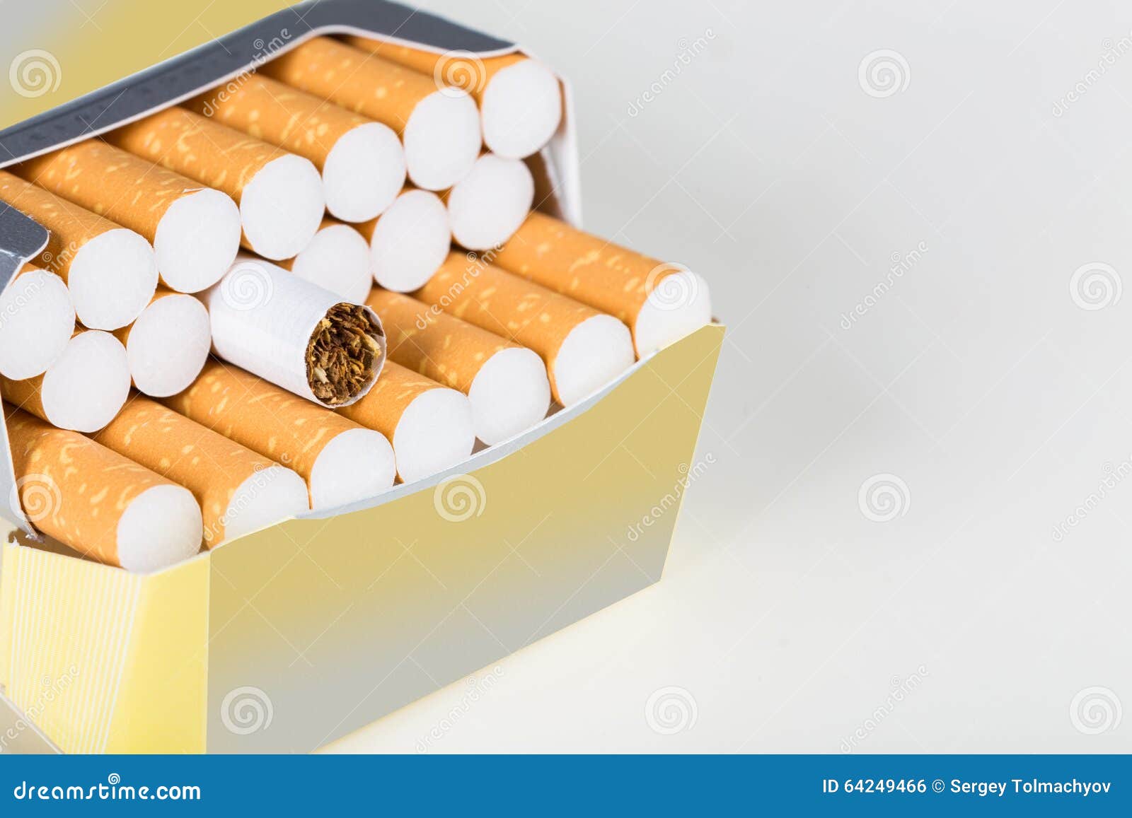 Cigarette pack stock photo. Image of pack, white, addiction - 64249466