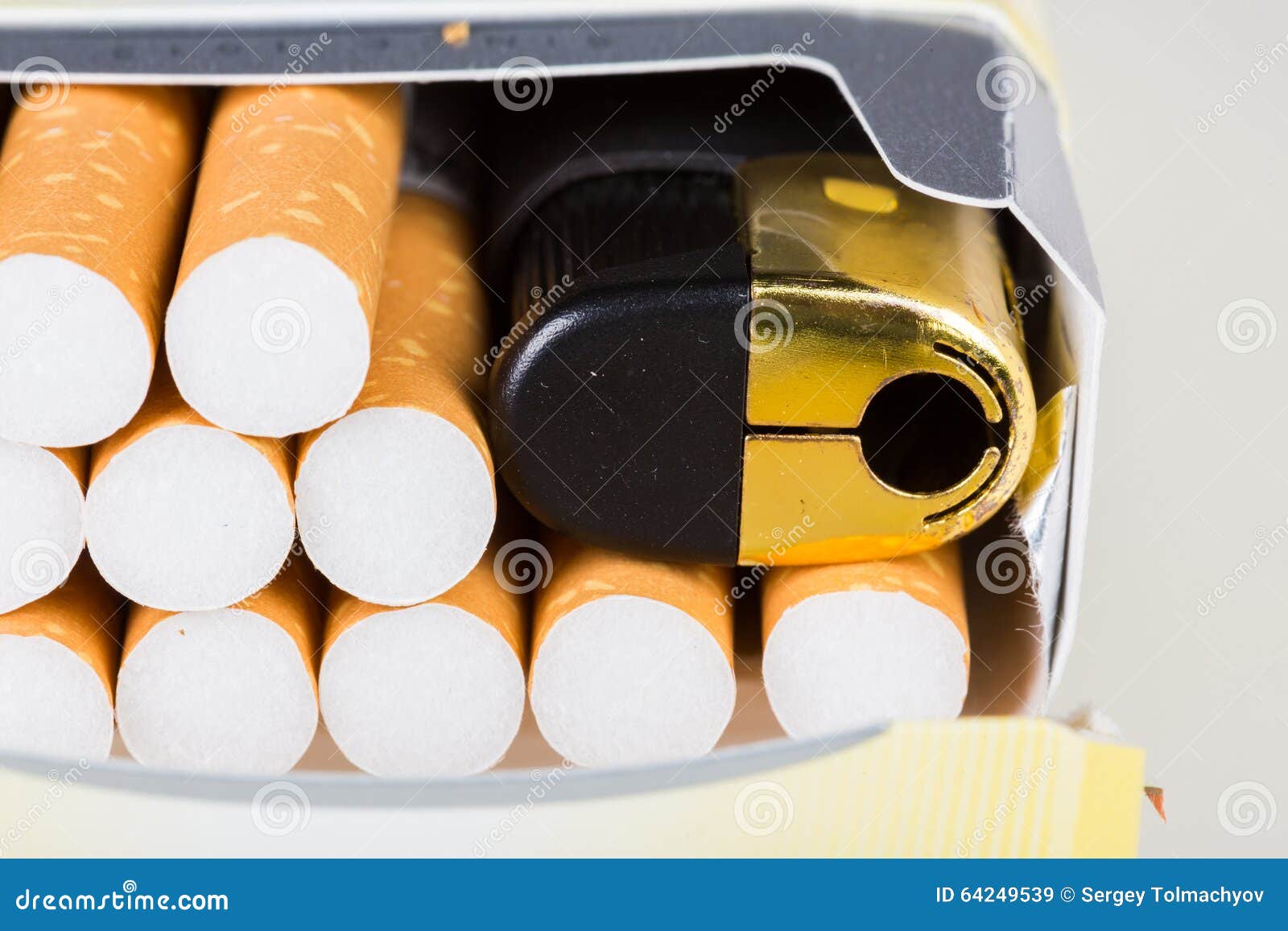 Cigarette pack stock image. Image of illness, full, addiction - 64249539