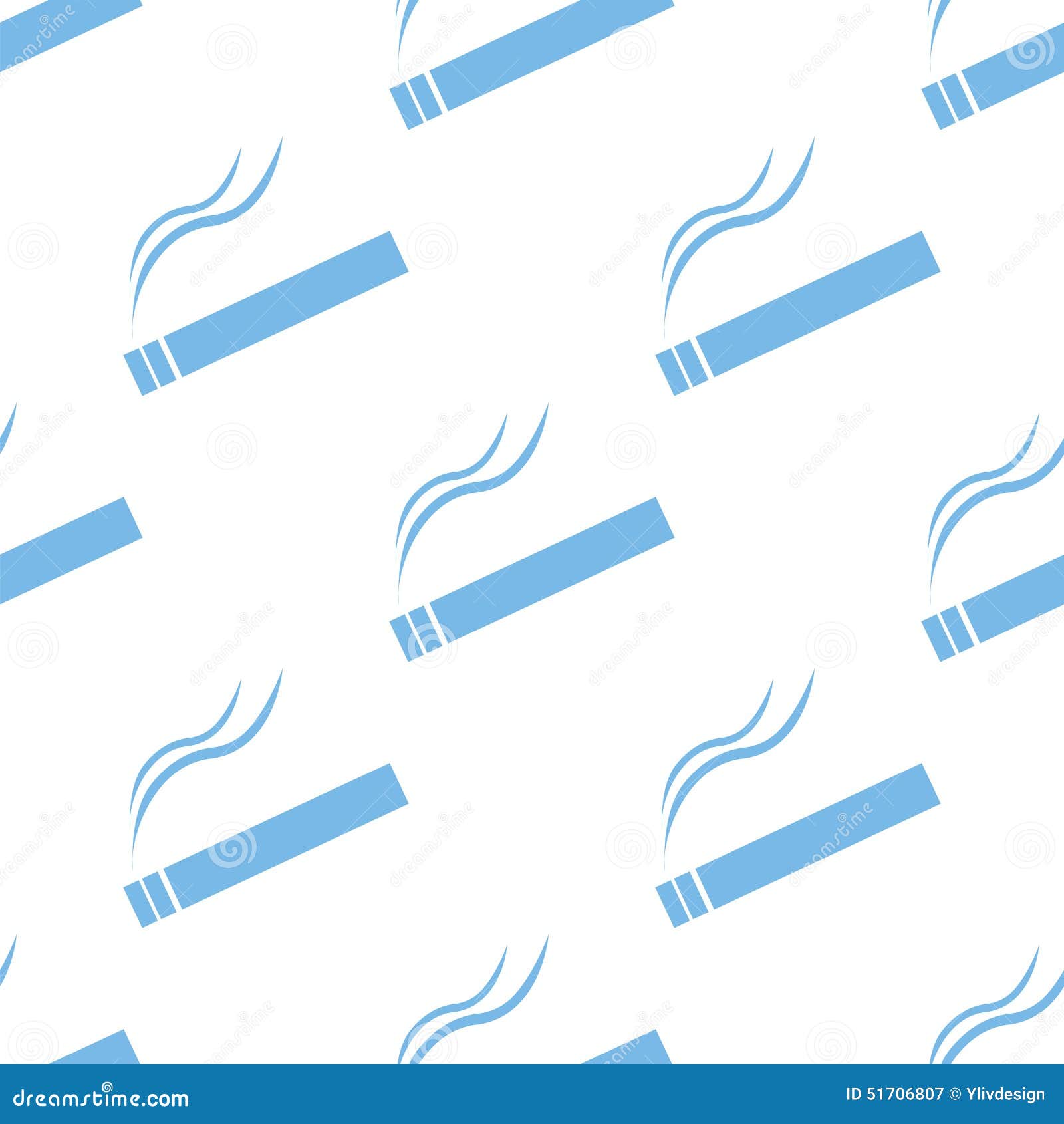 Cigarette seamless pattern stock vector. Illustration of blue - 51706807