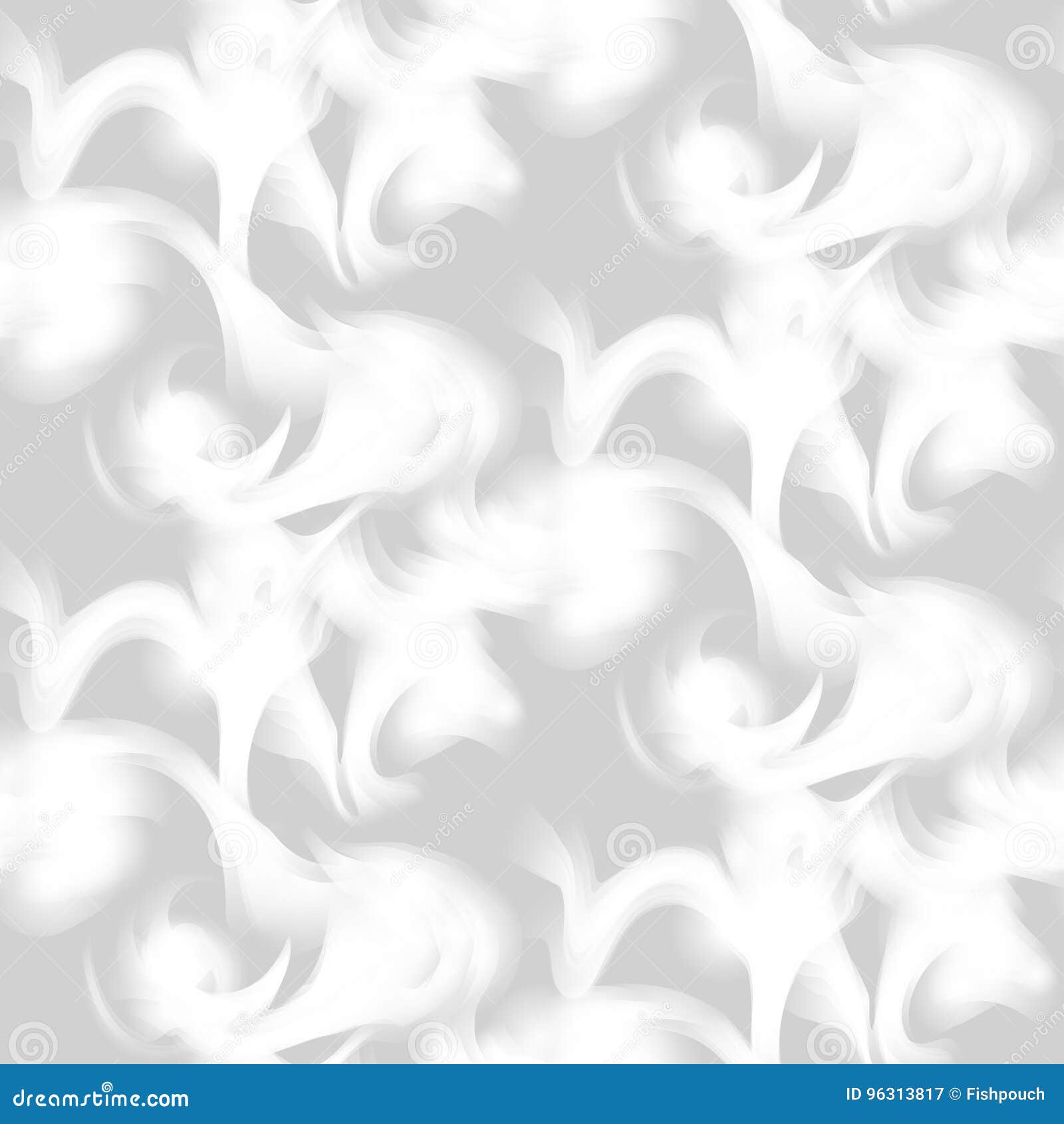 Cigarette Smoke Trail Seamless Pattern. Stock Illustration ...