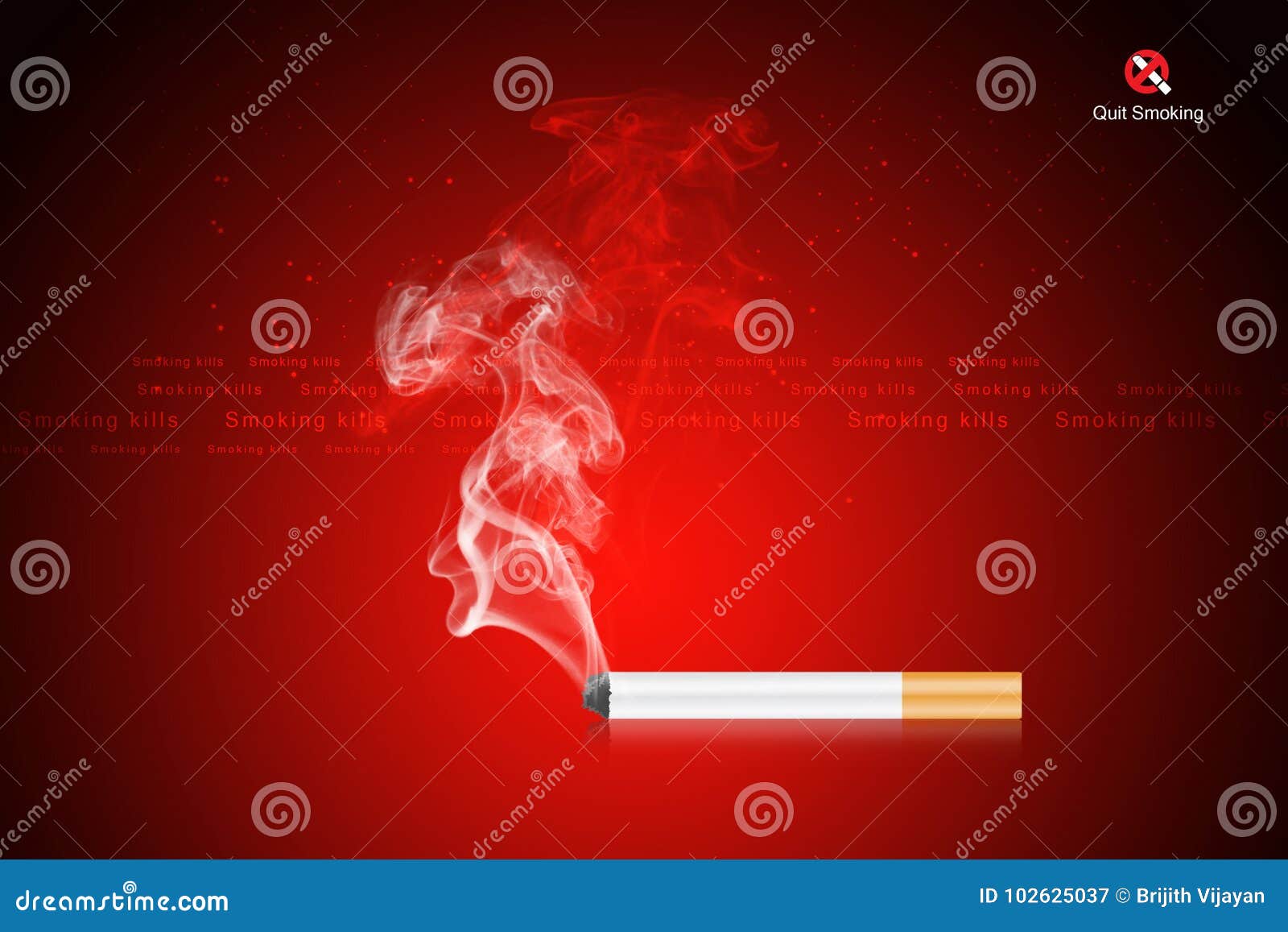 Cigarette smoking stock illustration. Illustration of graphic - 102625037