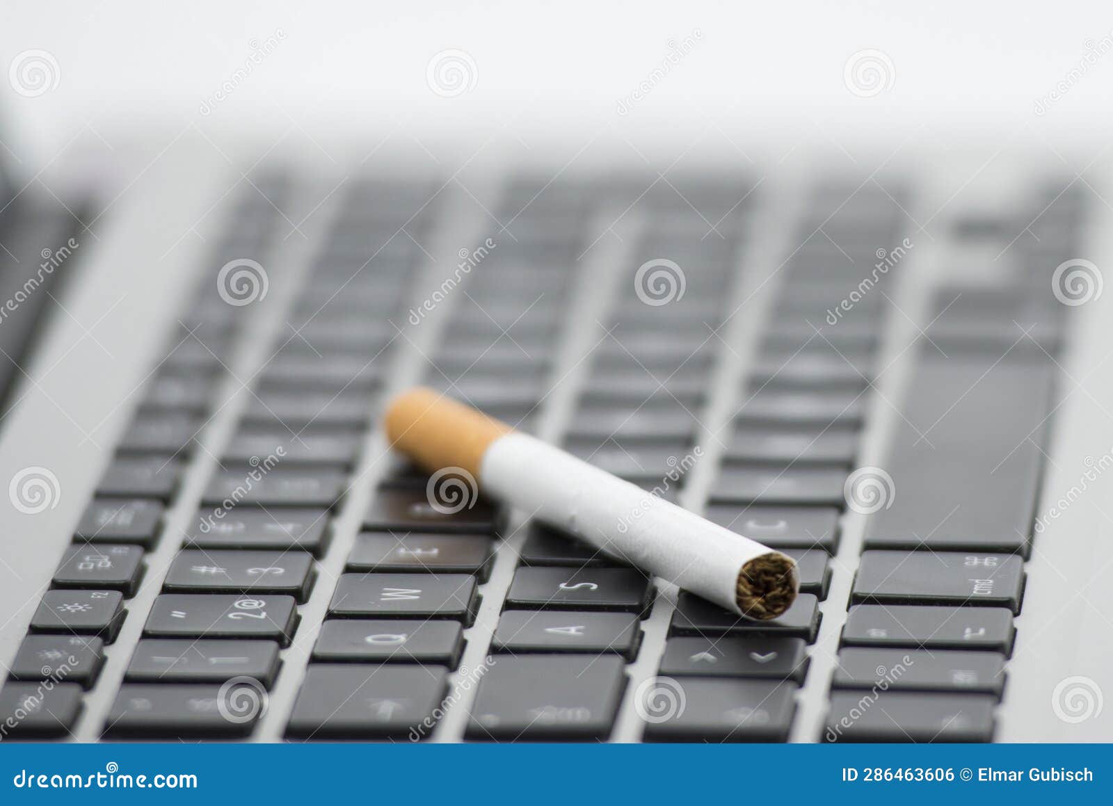 Cigarette Smoking at the Workplace Stock Photo - Image of addiction ...
