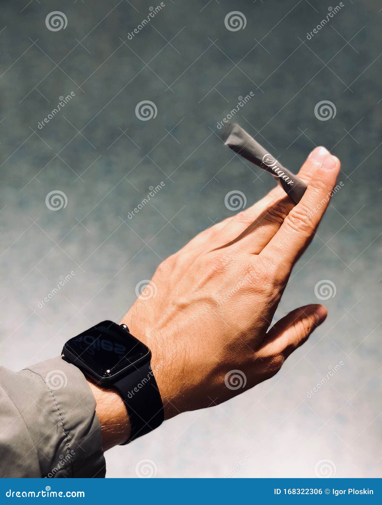 Cigarette or sugar stick stock photo. Image of happy - 168322306